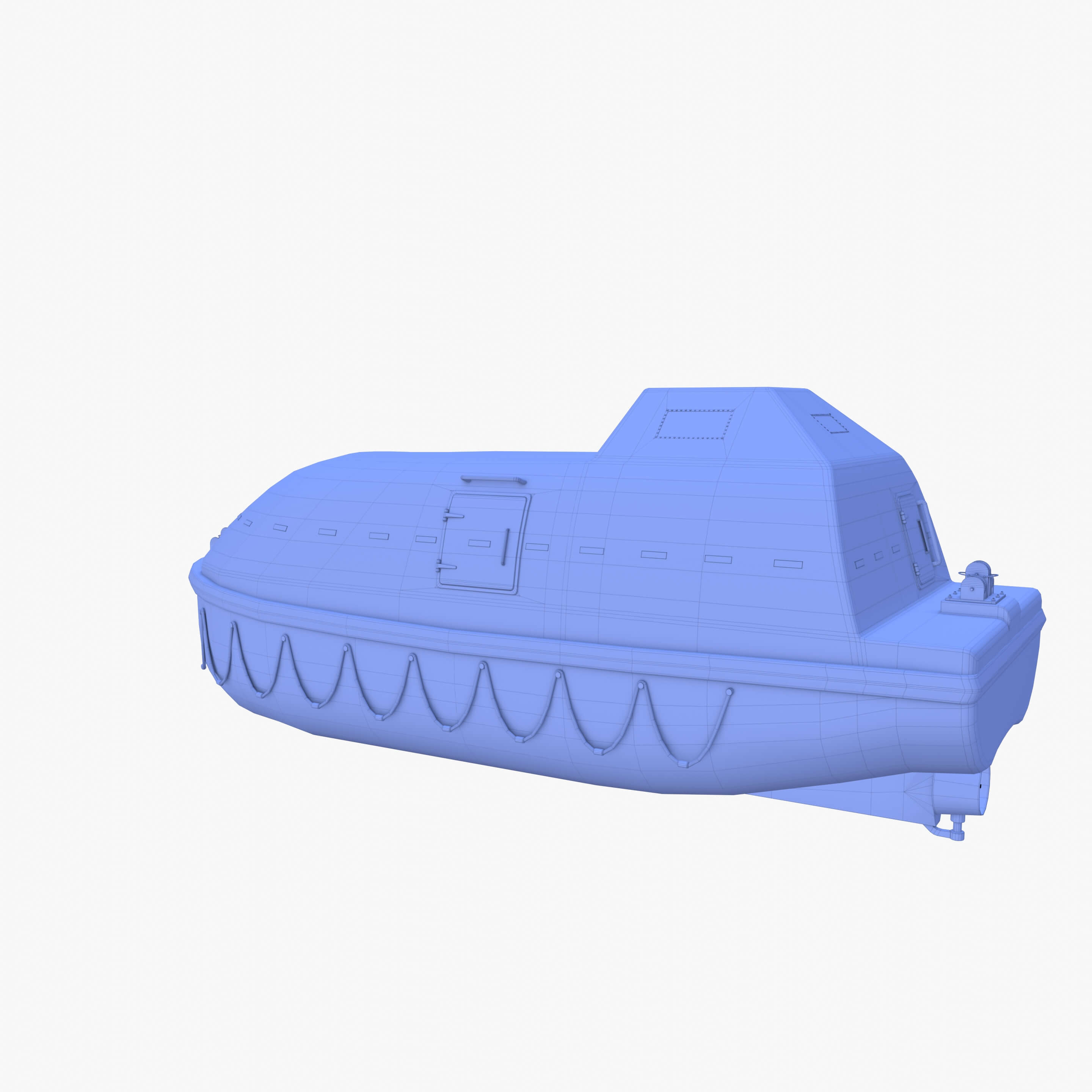 Life Boat V2 - 3D Model by dragosburian