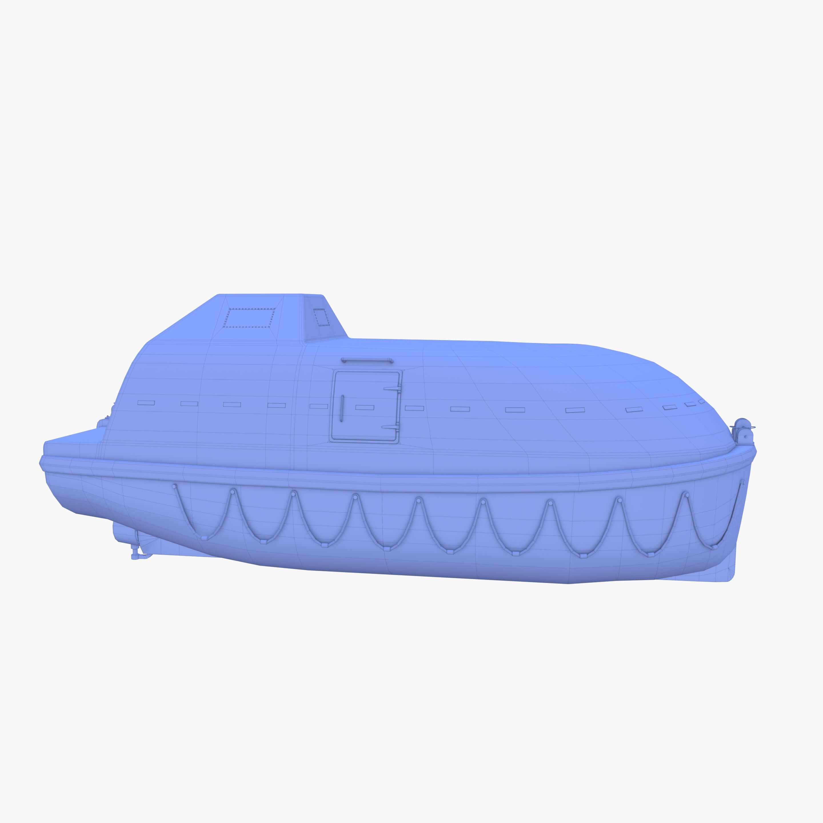 Life Boat V2 - 3D Model by dragosburian