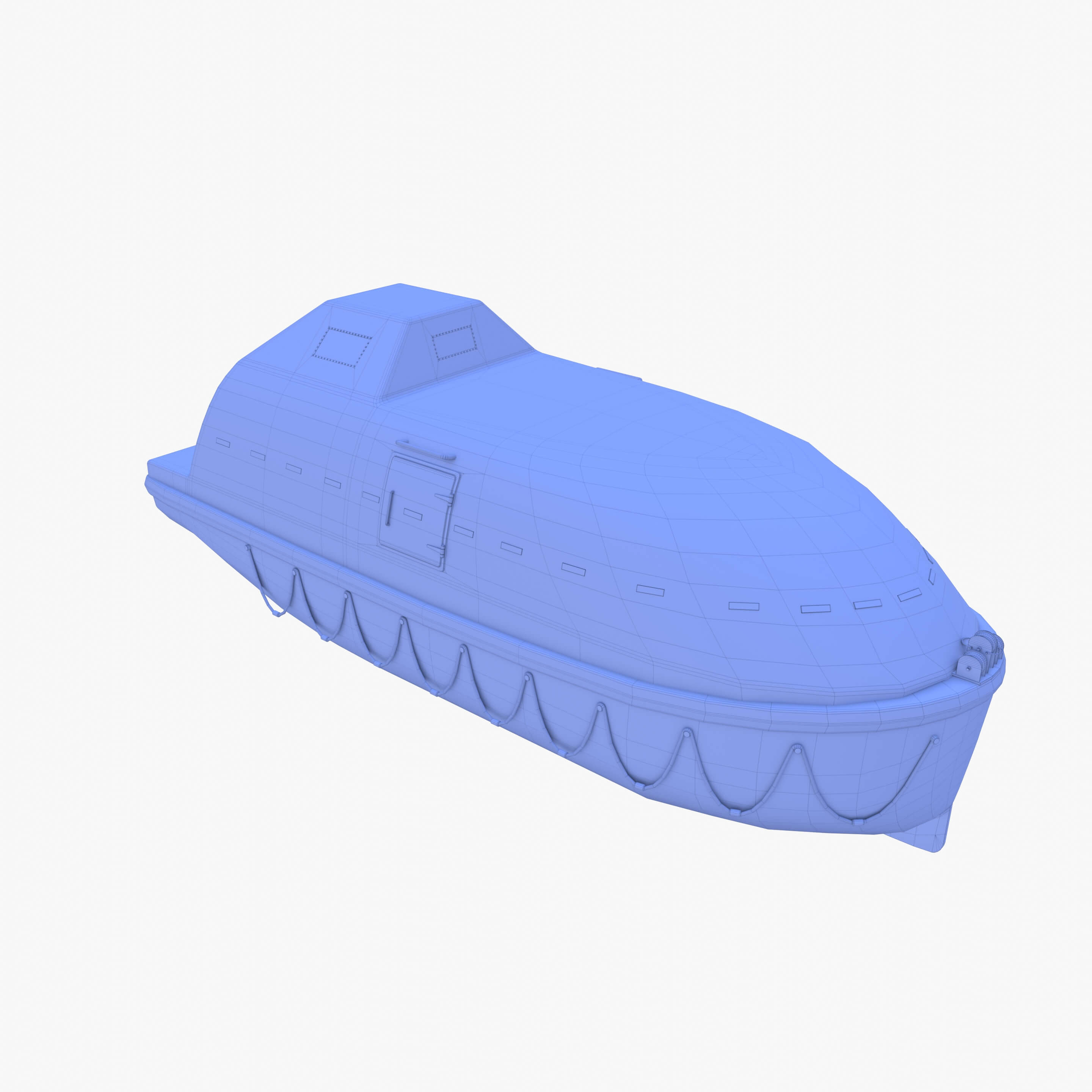 Life Boat V2 - 3D Model by dragosburian