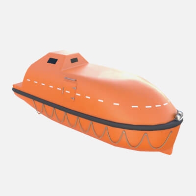 Life Boat V2 - 3D Model by dragosburian
