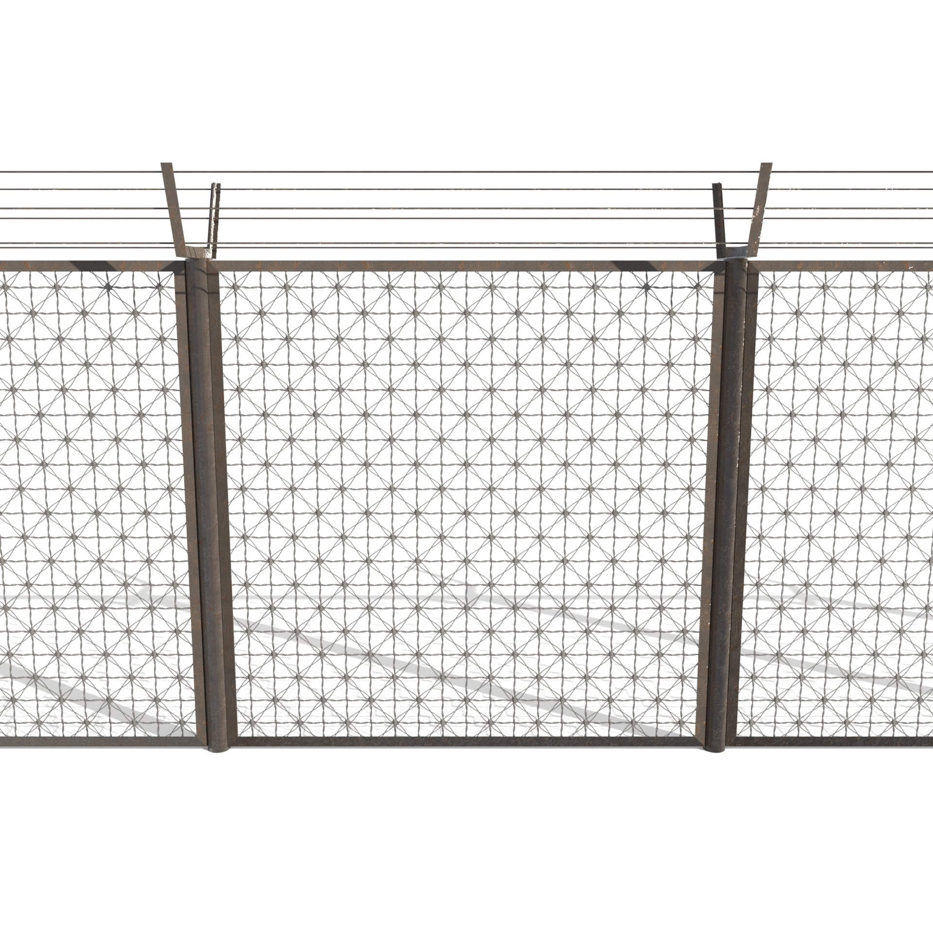 Modular Fence 1 - 3D Model by dragosburian