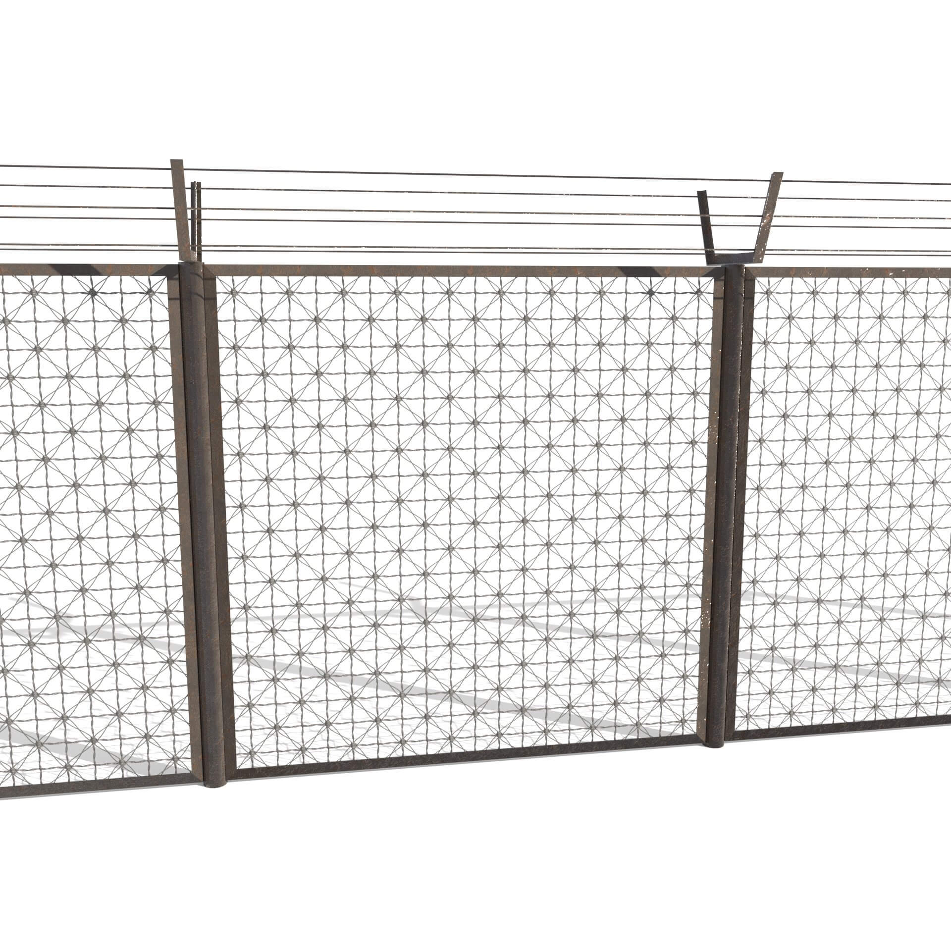 Modular Fence 1 - 3D Model by dragosburian
