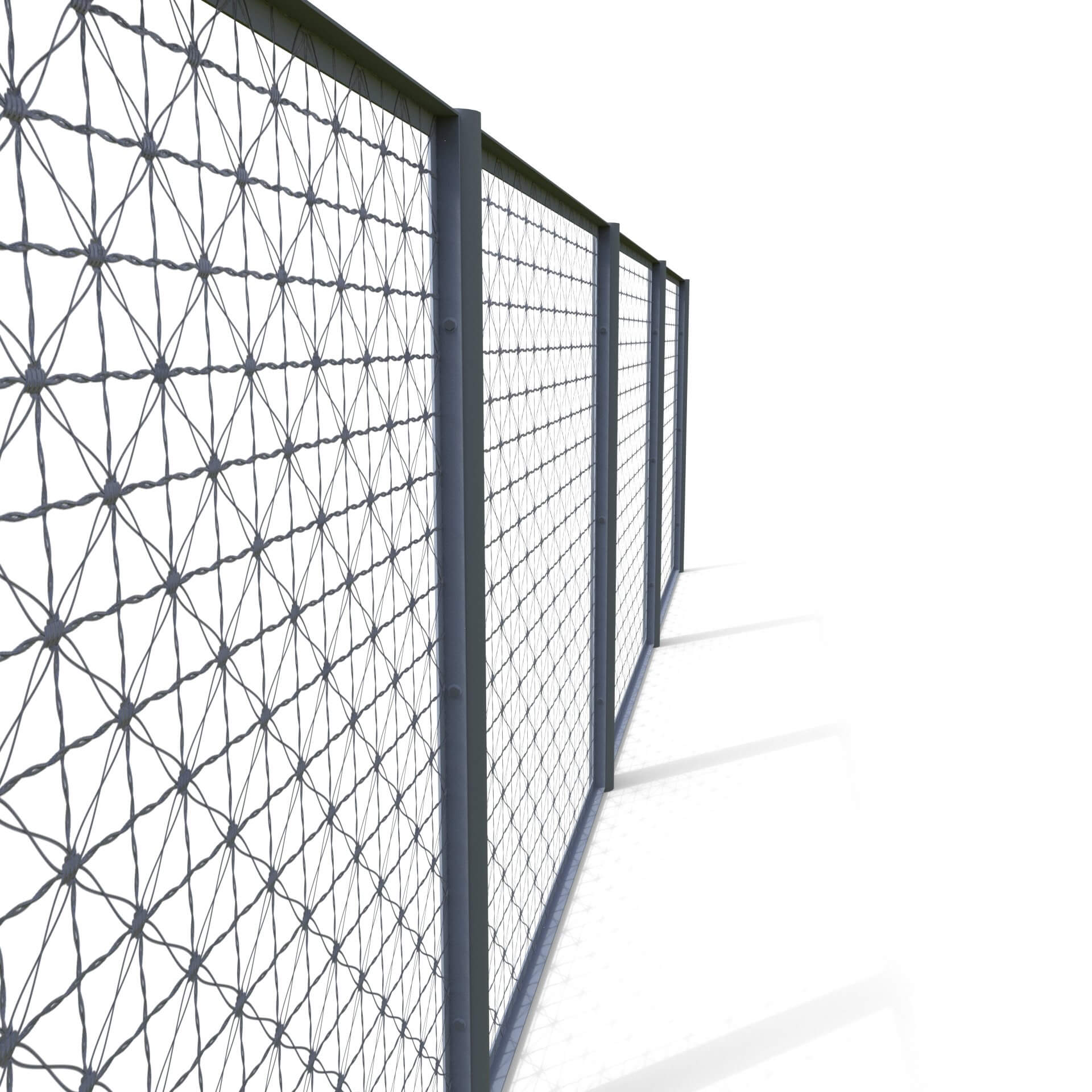 Modular Fence 14 - 3D Model by dragosburian