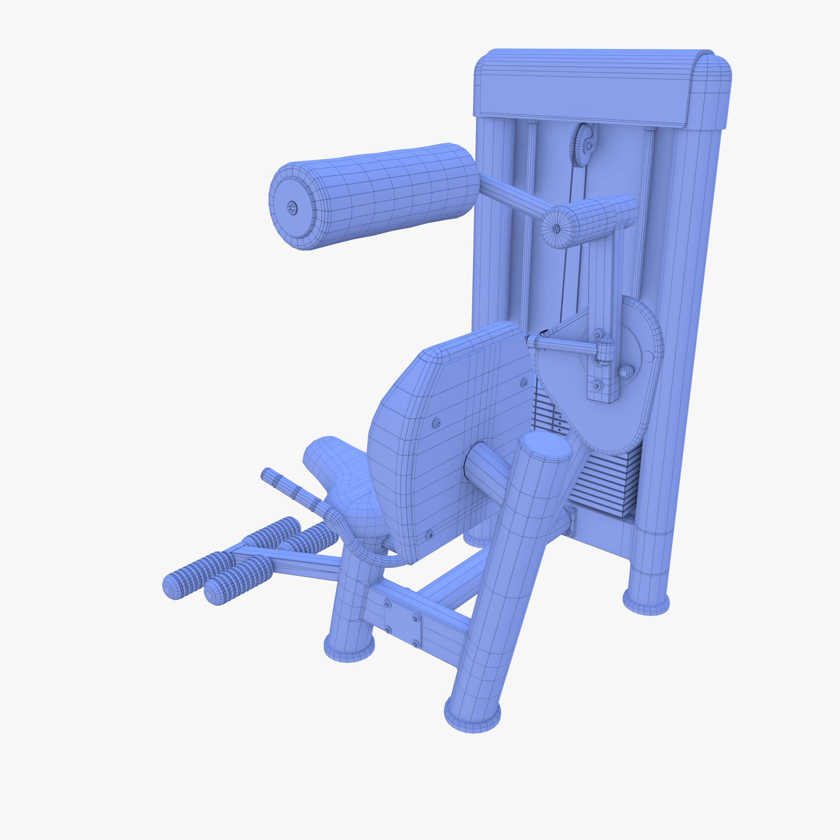 Lower Back Machine - 3D Model by dragosburian