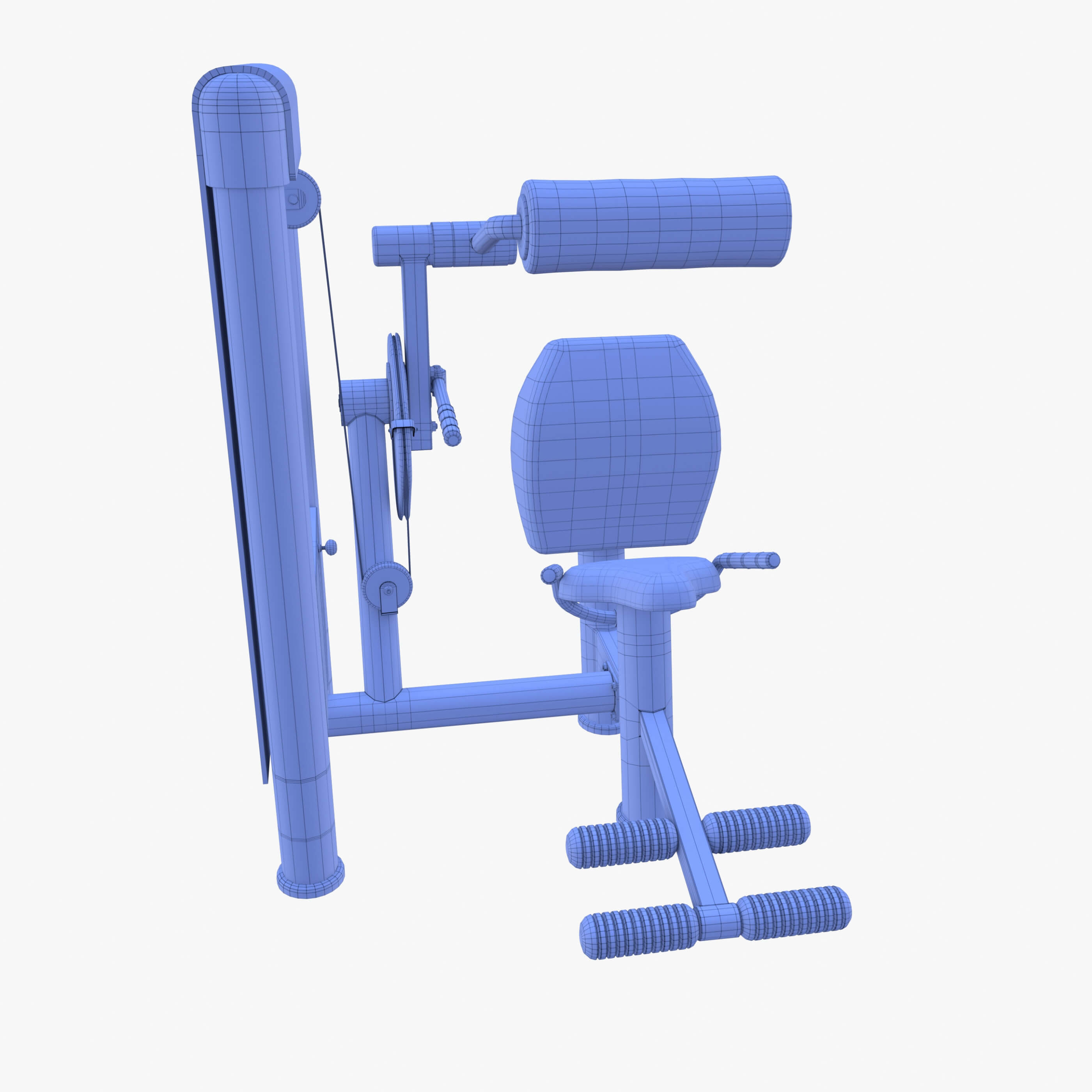 Lower Back Machine - 3D Model by dragosburian