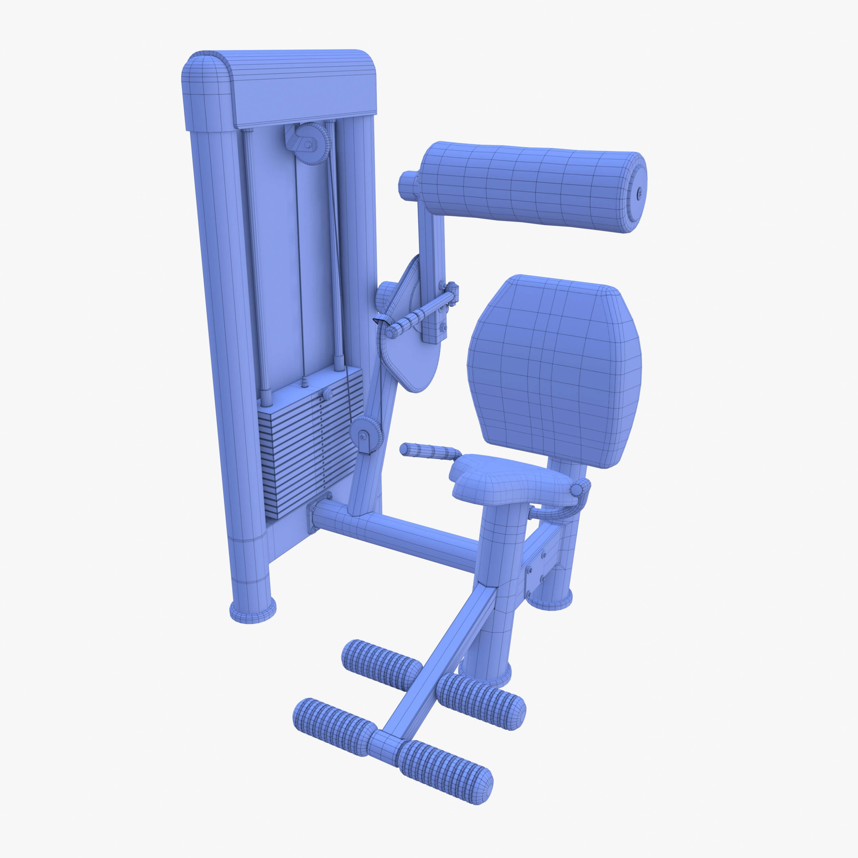 Lower Back Machine - 3D Model by dragosburian