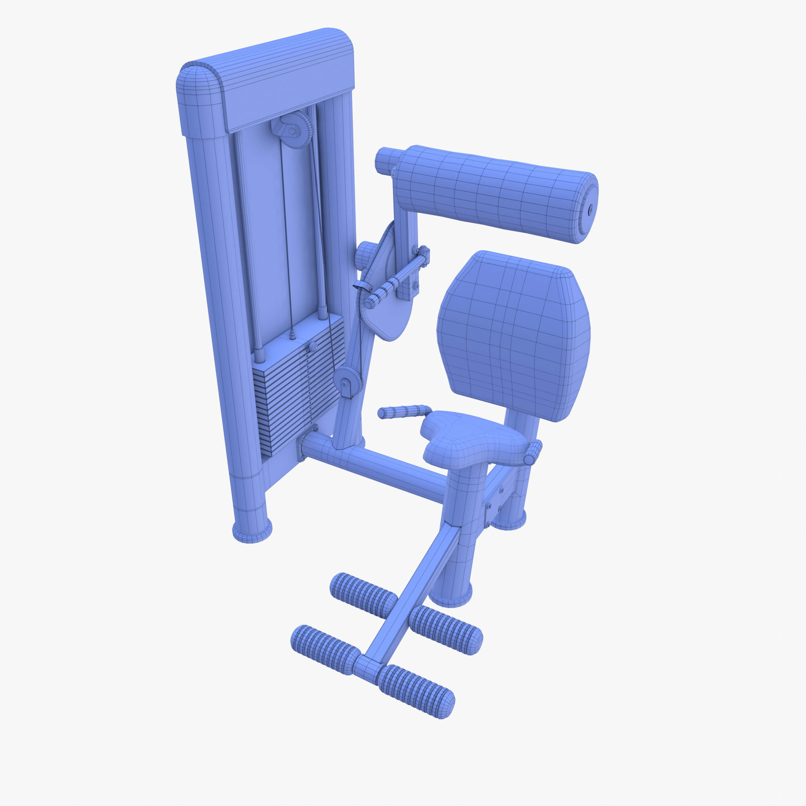 Lower Back Machine - 3D Model by dragosburian