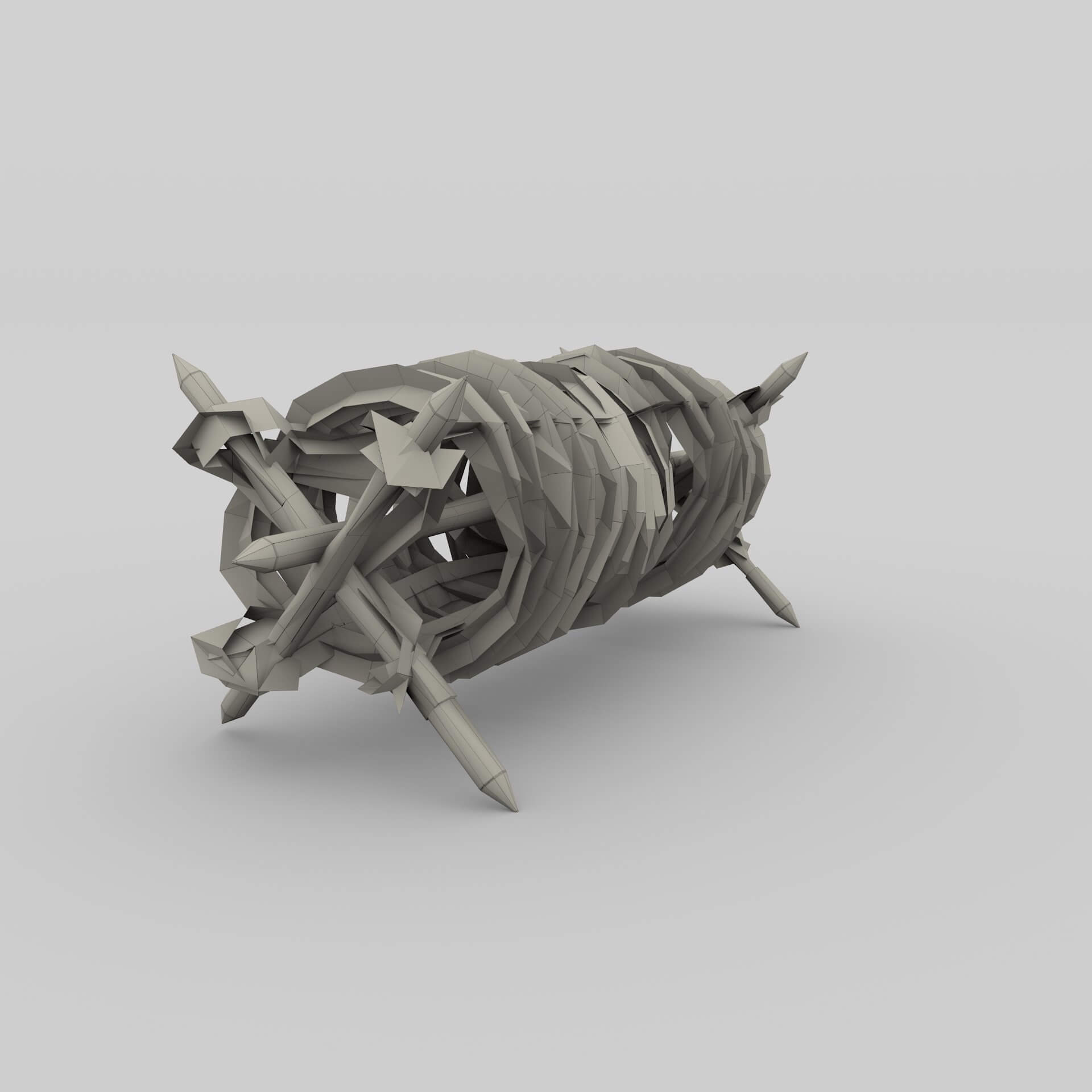 Barb Wire Obstacle 1 - 3D Model by dragosburian