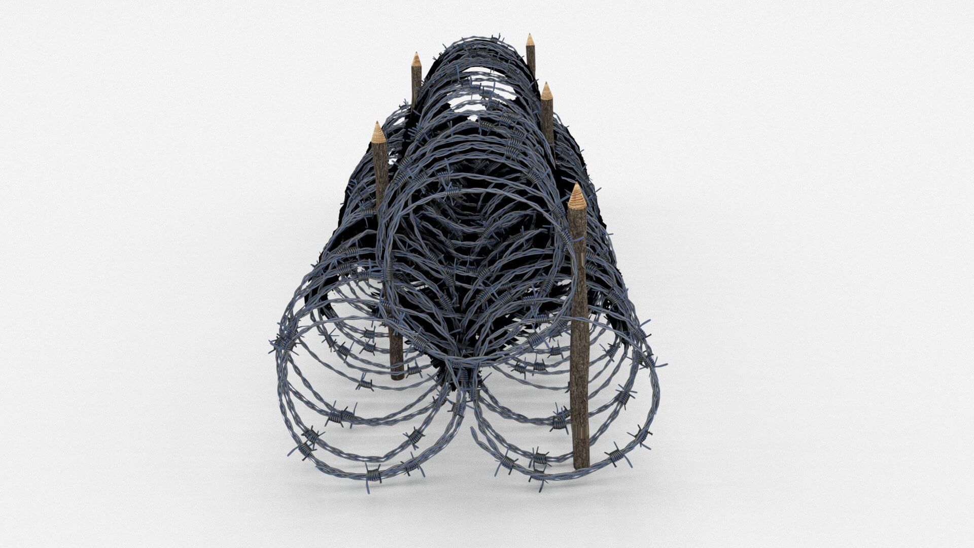 Barb Wire Obstacle 13 - 3D Model by dragosburian