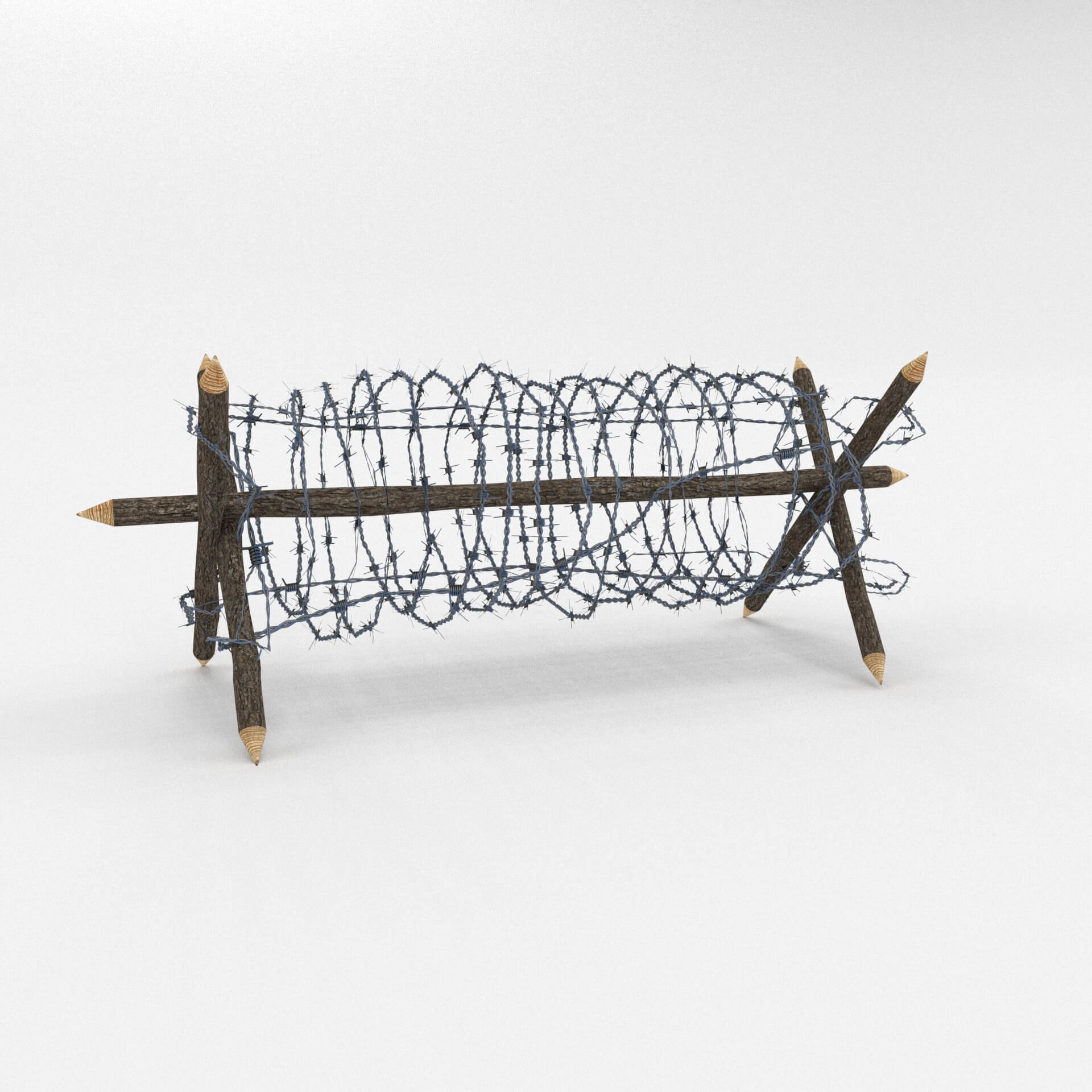 Barb Wire Obstacle 2 - 3D Model by dragosburian