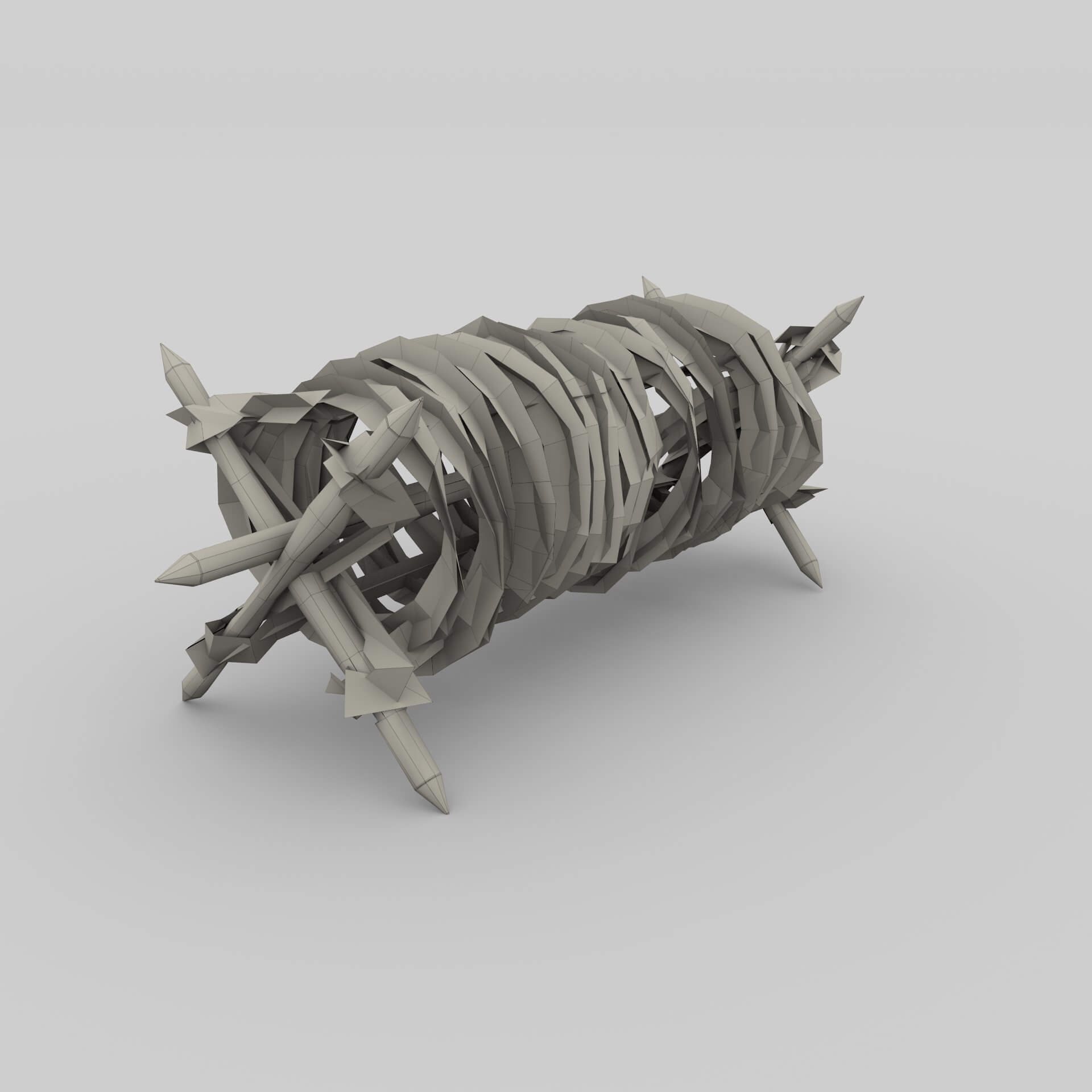 Barb Wire Obstacle 24 - 3D Model by dragosburian
