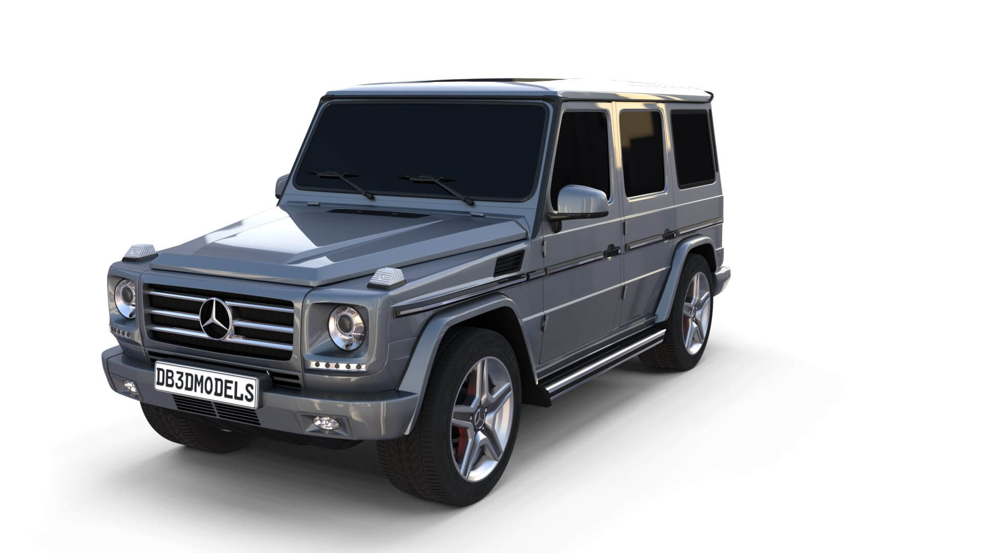 Mercedes Benz G Class Gray - 3D Model by dragosburian