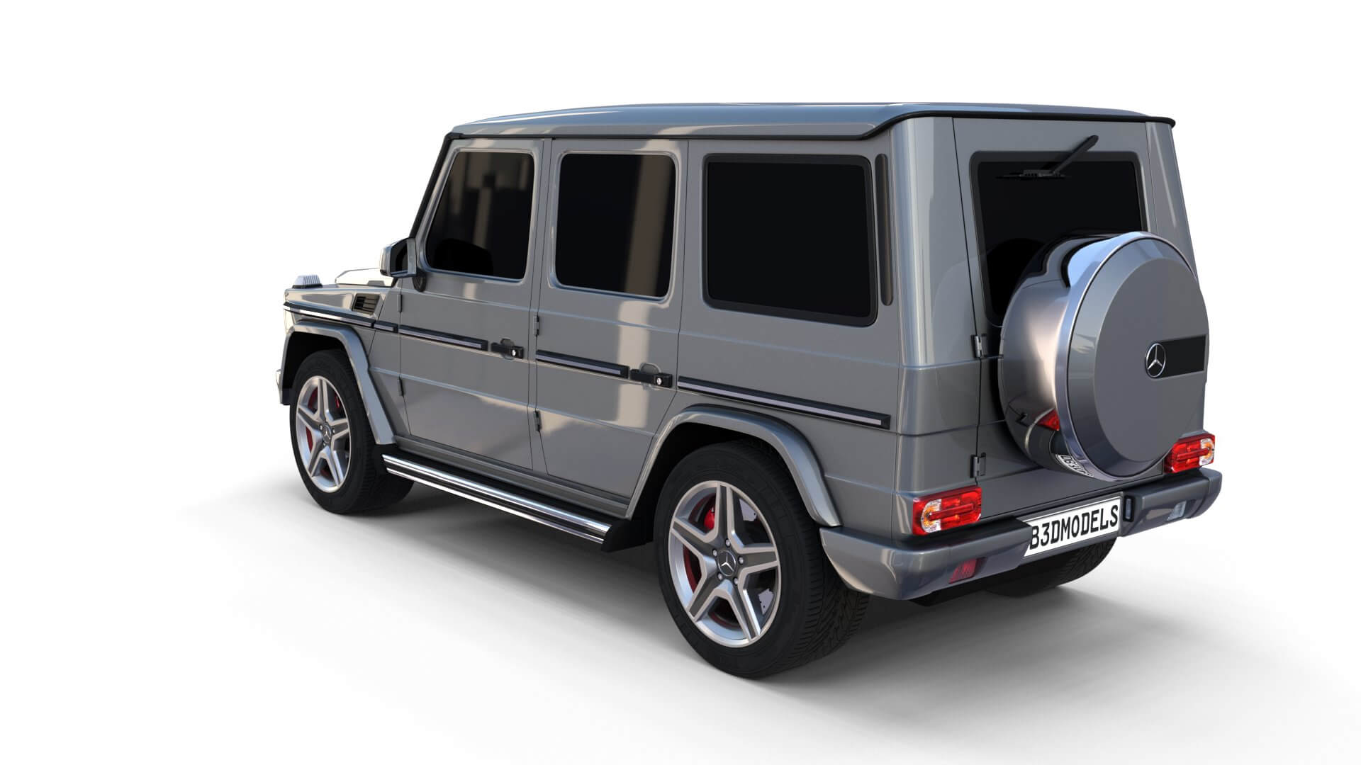 Mercedes Benz G Class Gray - 3D Model by dragosburian