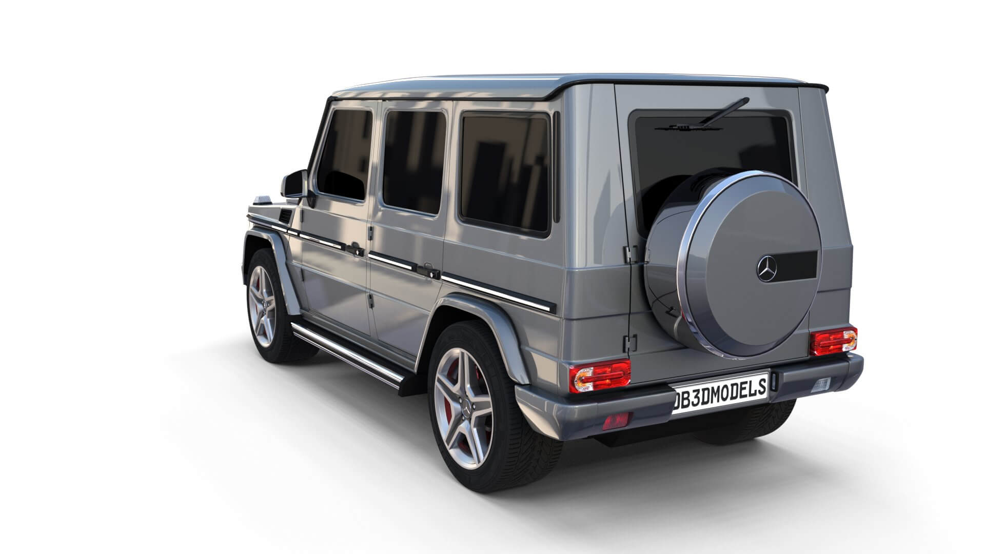 Mercedes Benz G Class Gray - 3D Model by dragosburian