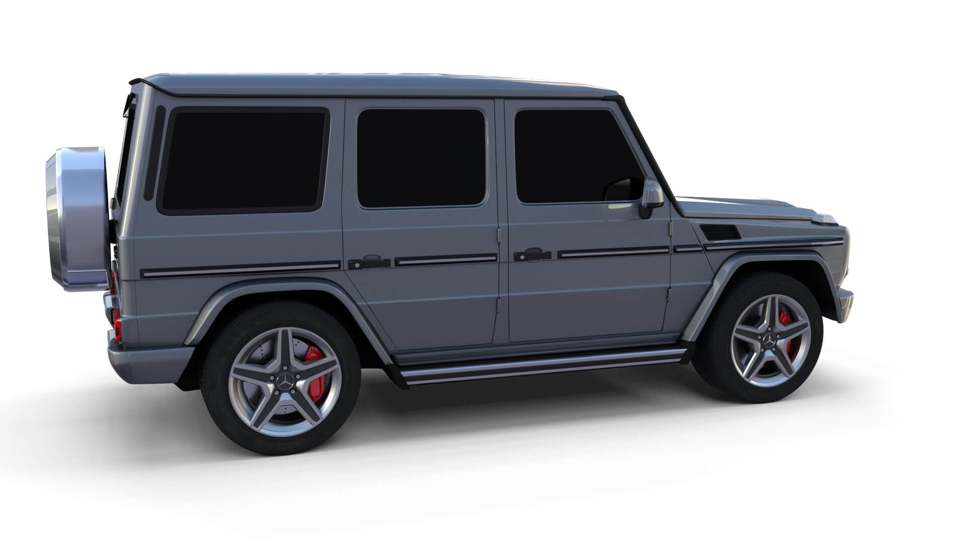 Mercedes Benz G Class Gray - 3D Model by dragosburian