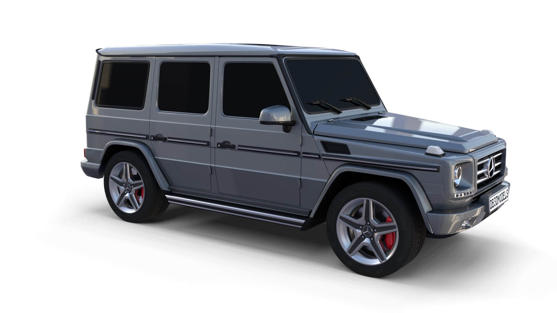 Mercedes Benz G Class Gray - 3D Model by dragosburian