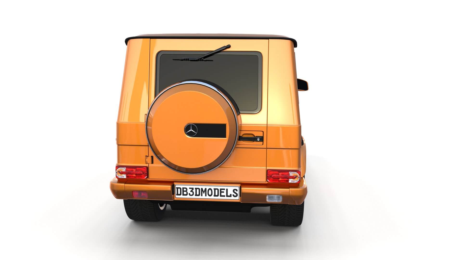 Mercedes Benz G Class Orange - 3D Model by dragosburian
