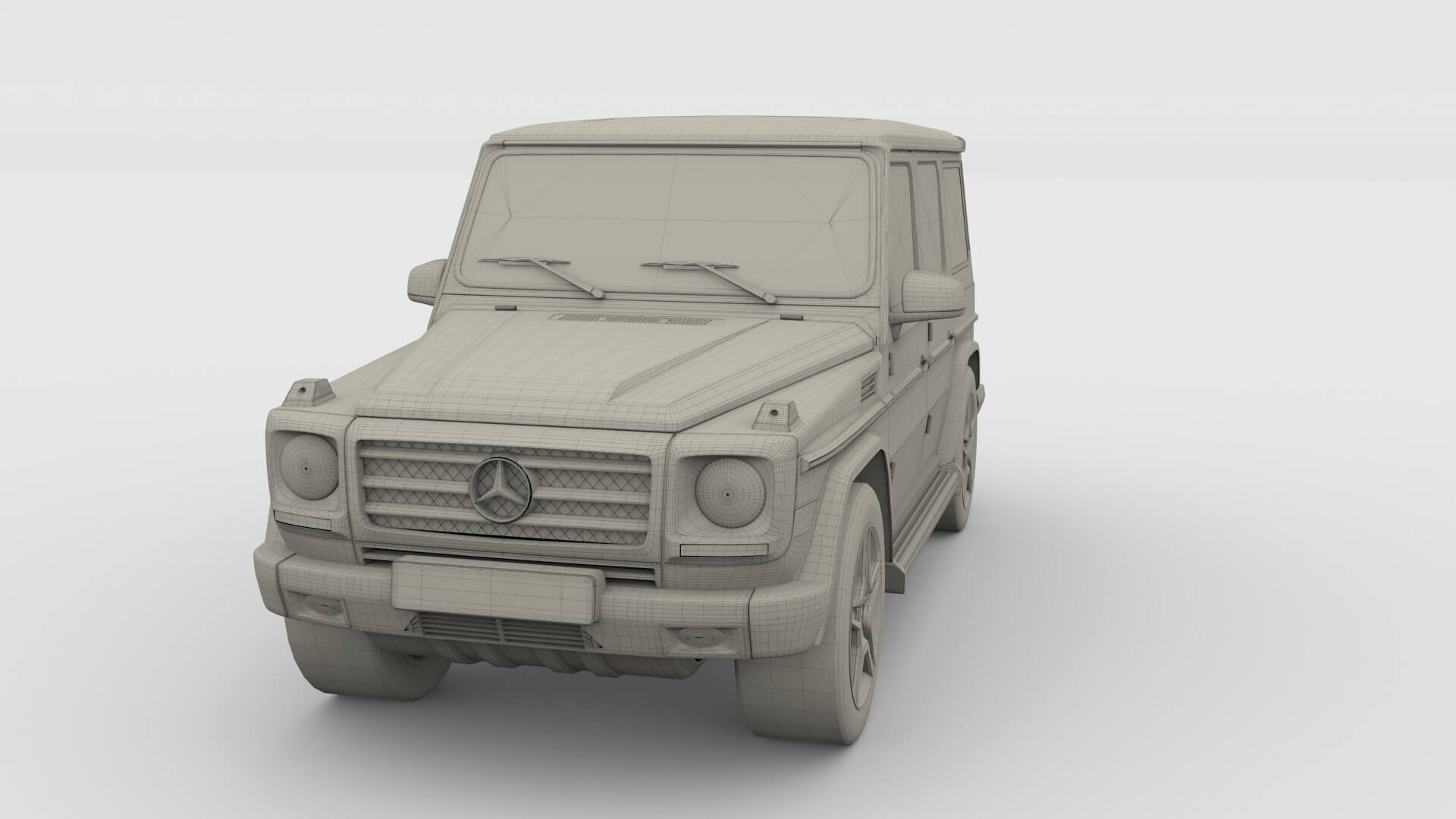 Mercedes Benz G Class Orange - 3D Model by dragosburian