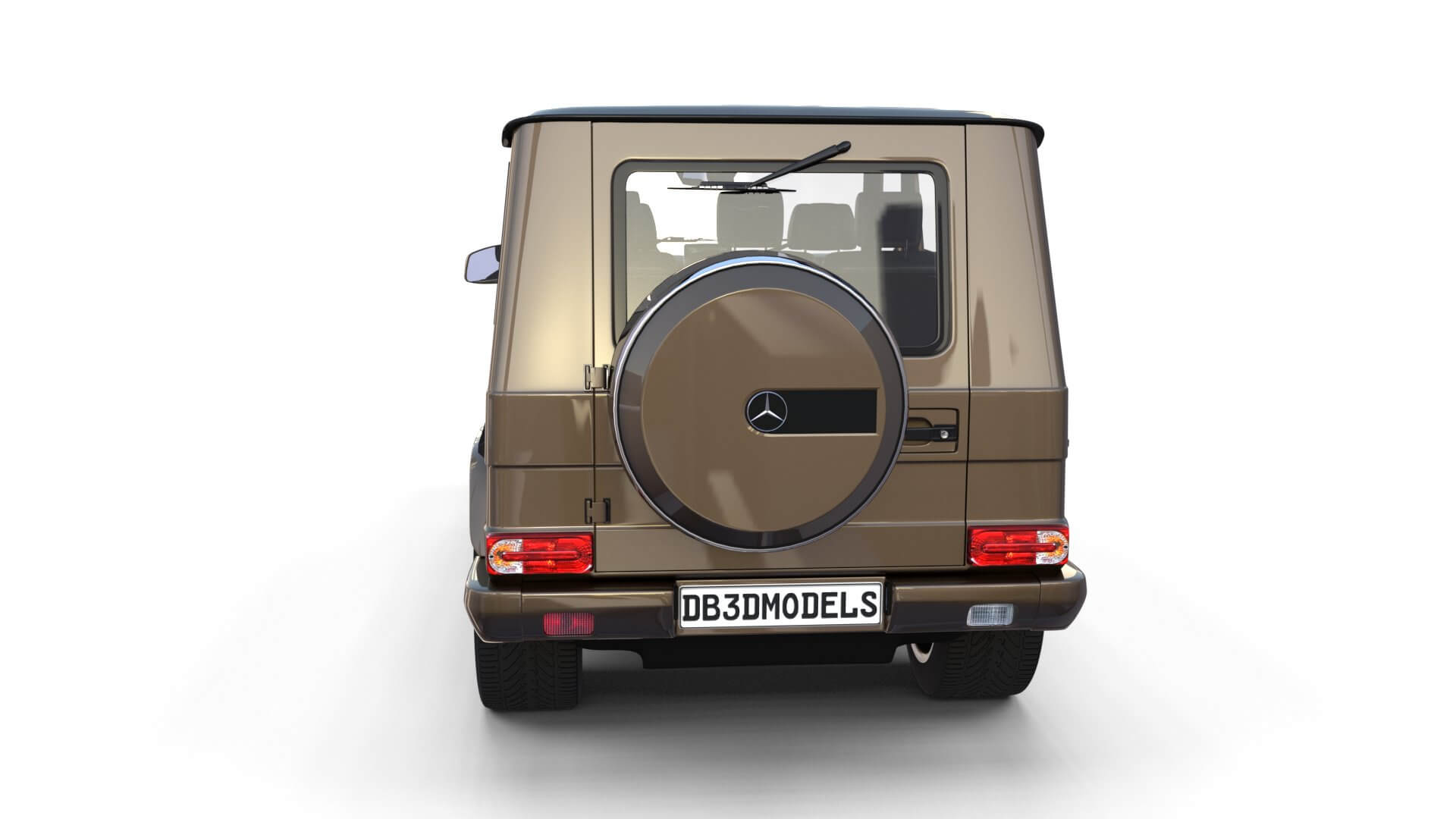 Mercedes Benz G Class with Interior Brown - 3D Model by dragosburian