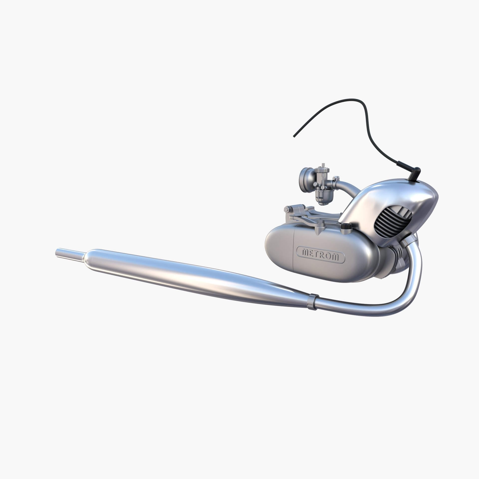 Moped Engine - 3D Model by dragosburian