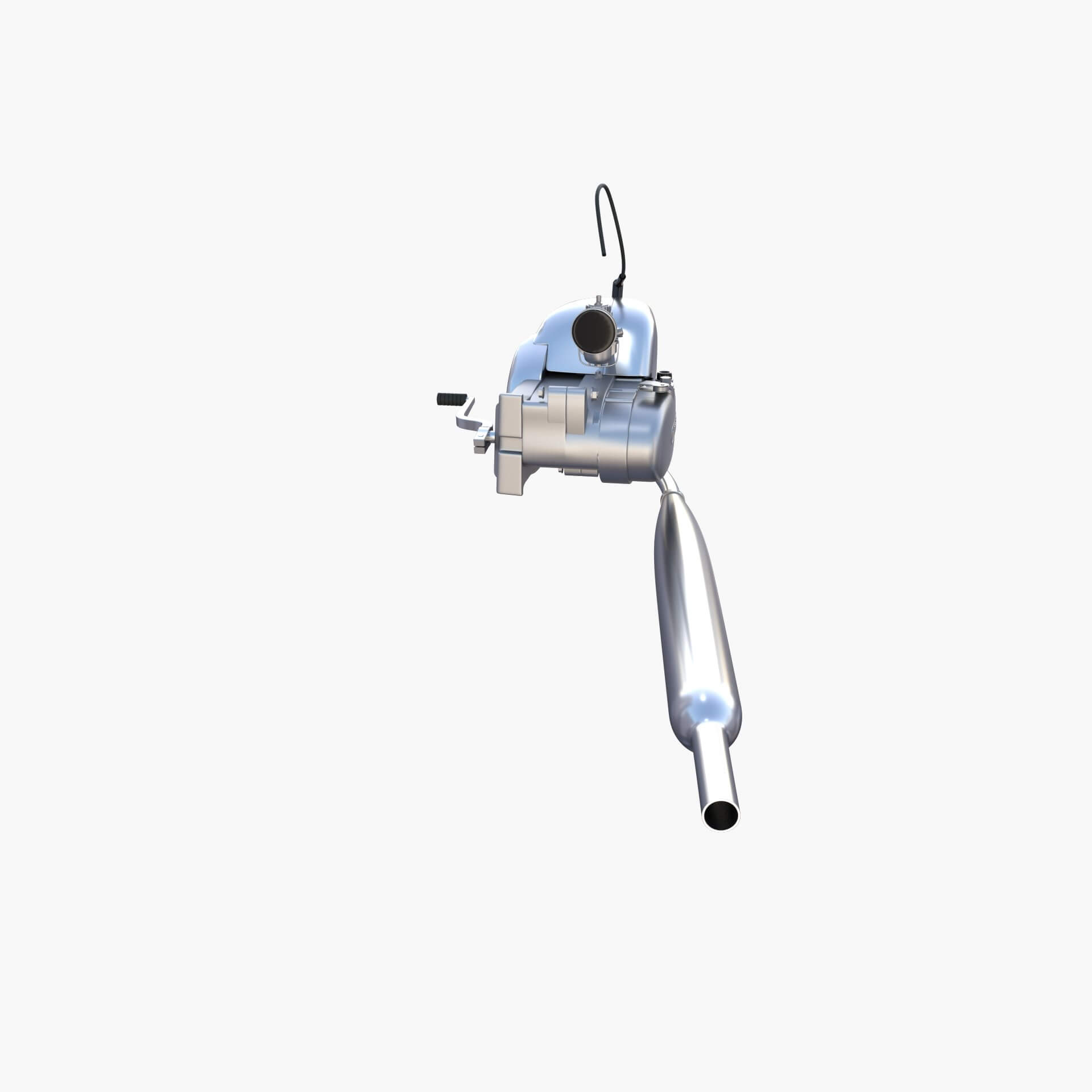 Moped Engine - 3D Model by dragosburian