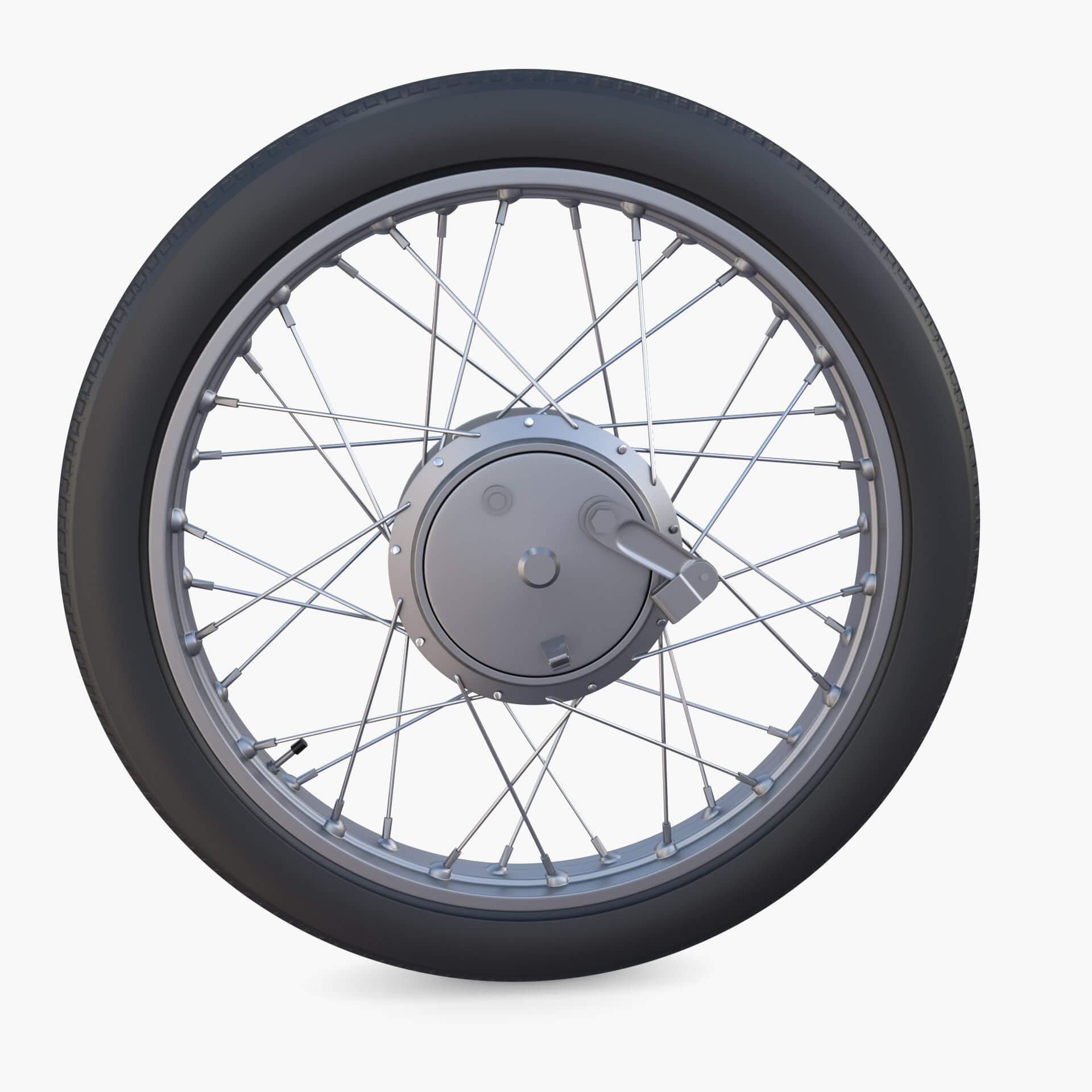 Moped Wheel - 3D Model by dragosburian