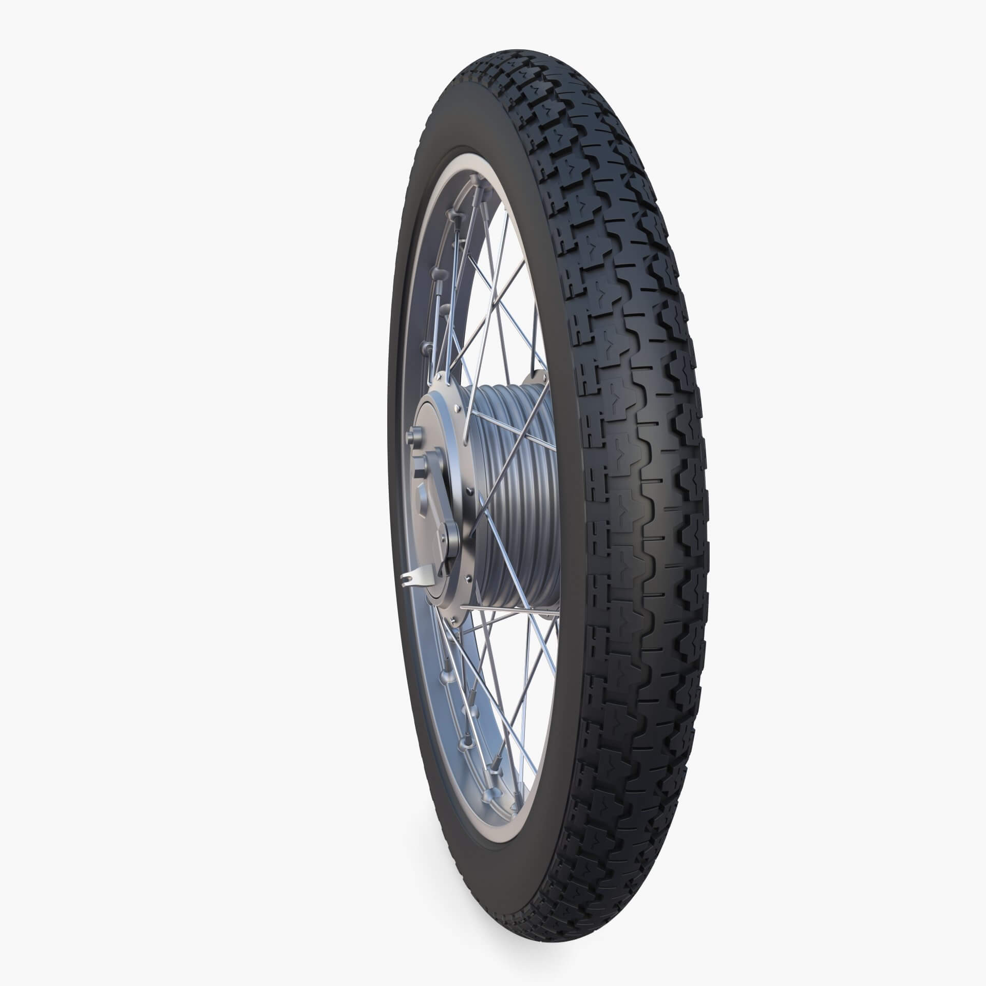 Moped Wheel - 3D Model by dragosburian