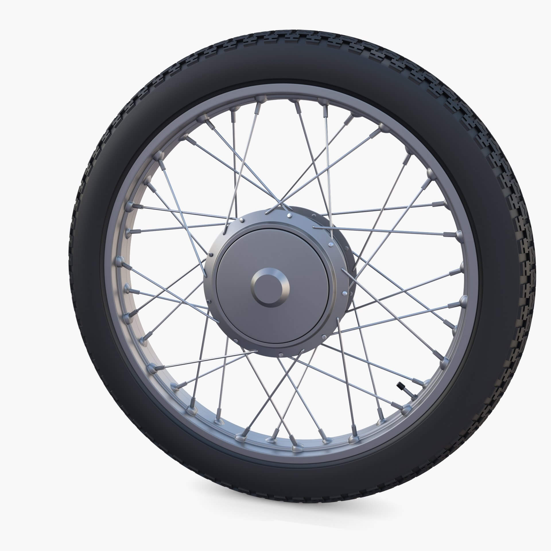 Moped Wheel - 3D Model by dragosburian