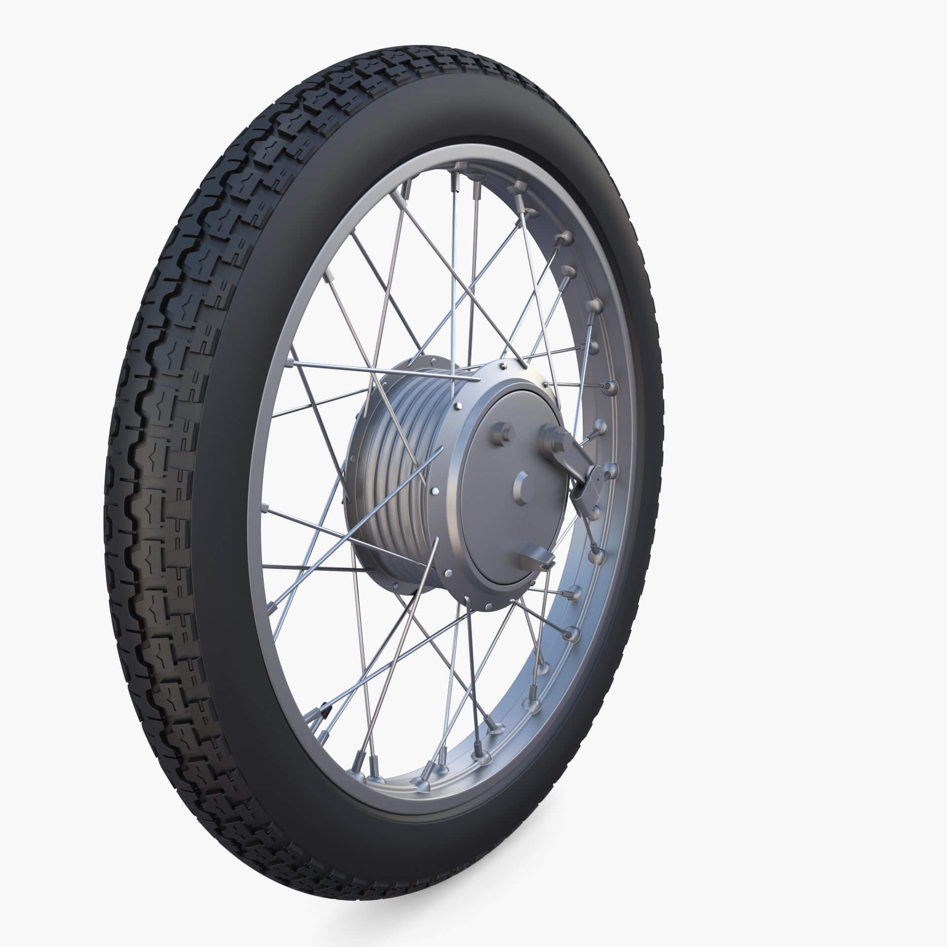 Moped Wheel - 3D Model by dragosburian