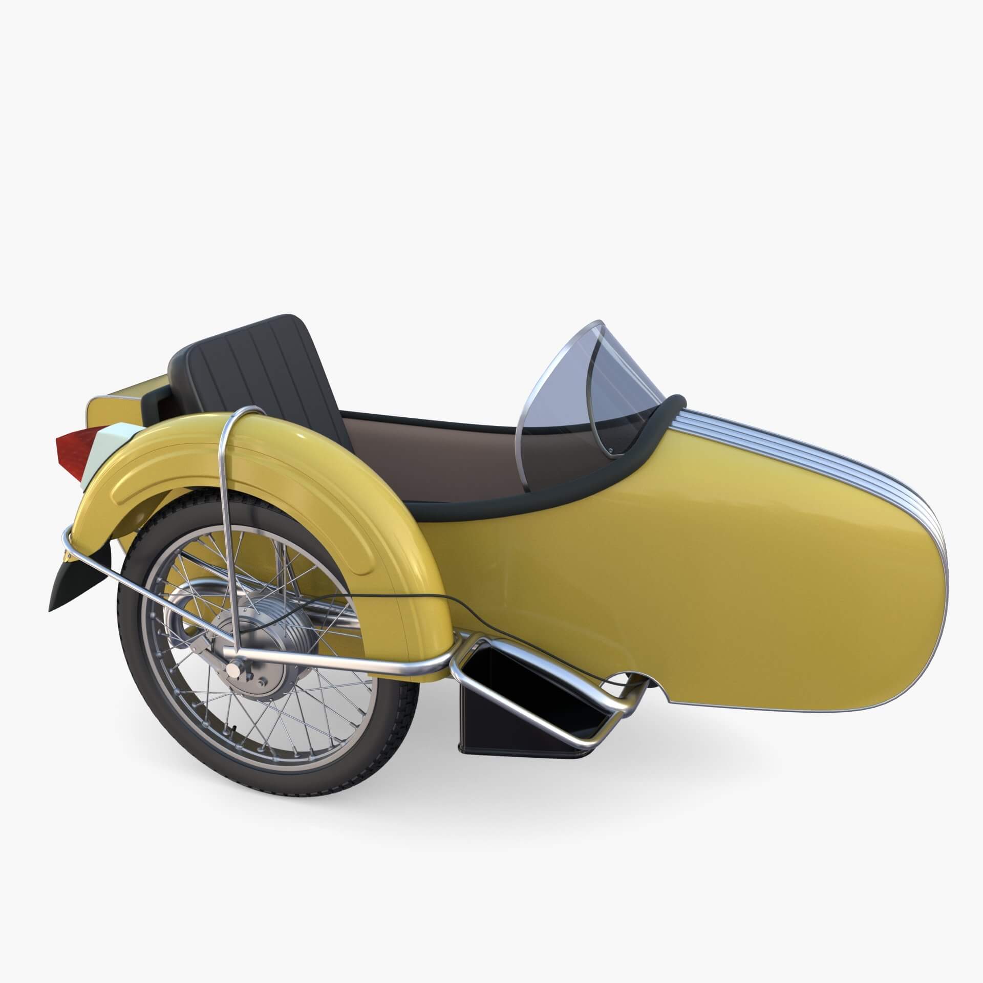 Motorcycle Sidecar - 3D Model by dragosburian