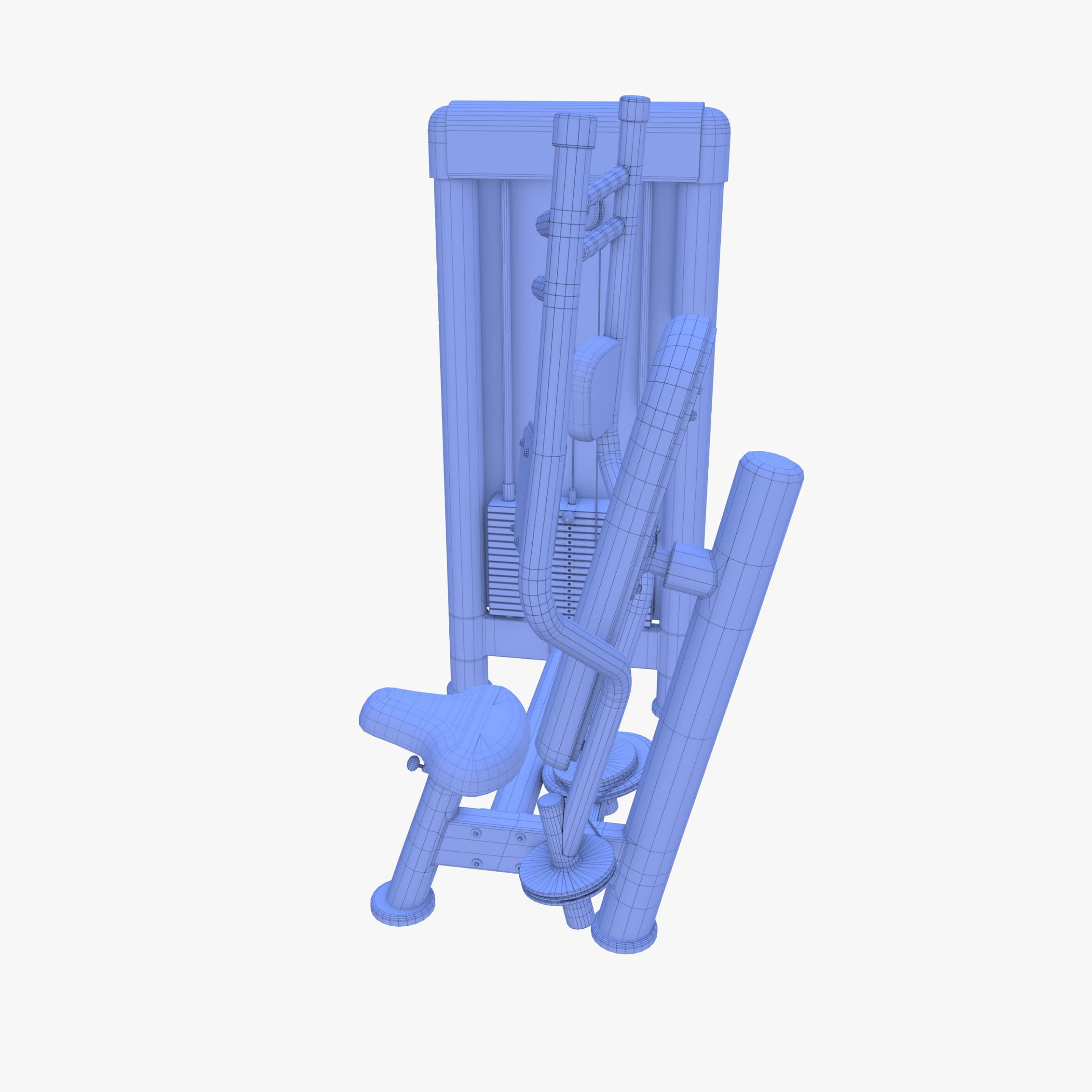 Pec Deck Machine - 3D Model by dragosburian