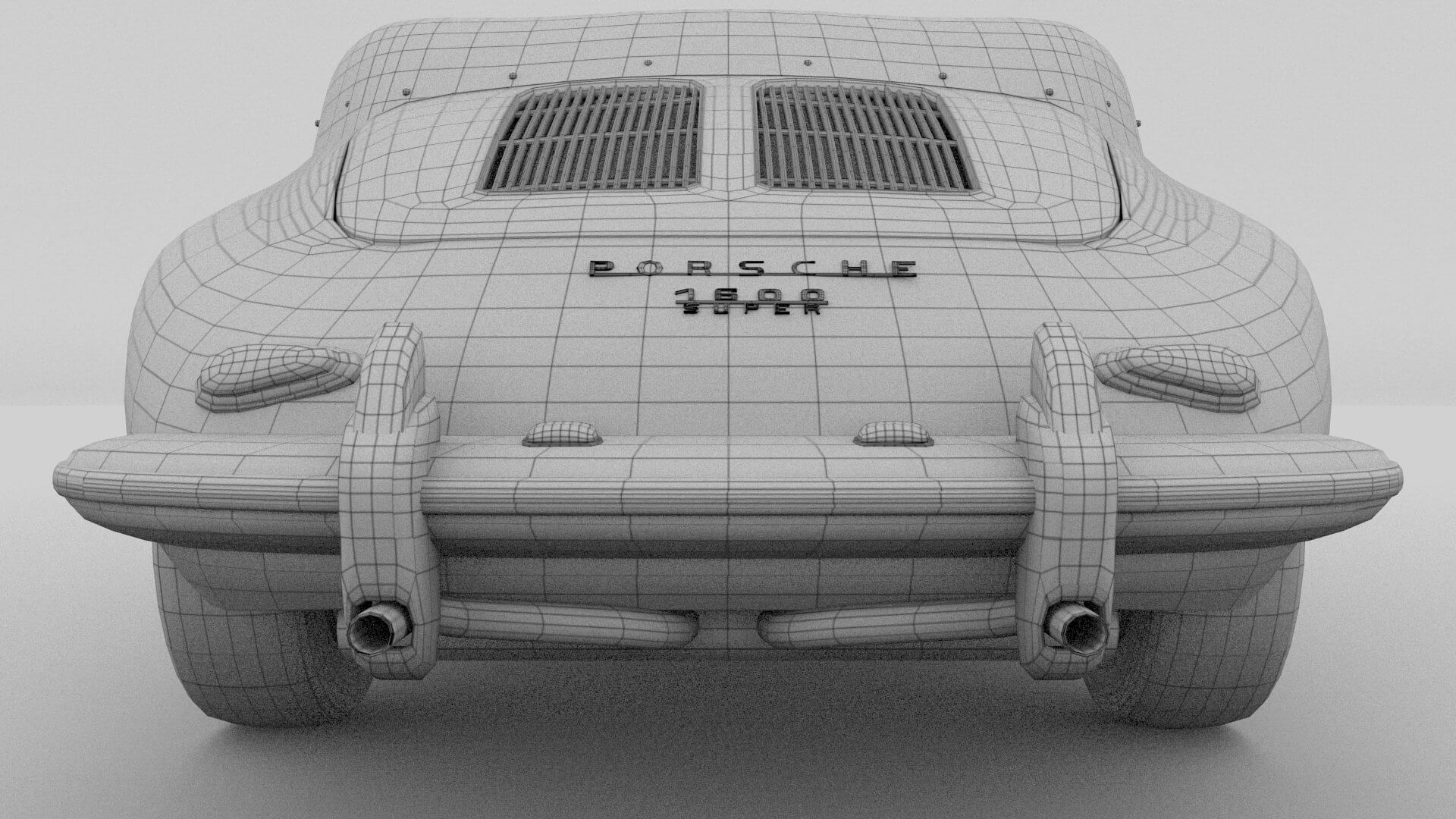 Porsche 356 Convertible - 3D Model by dragosburian