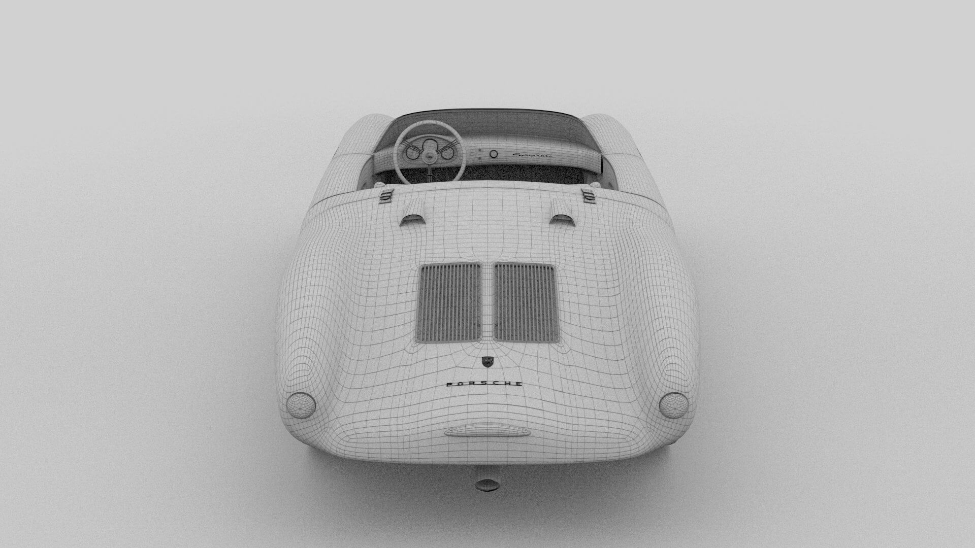 Porsche 550 Spyder Black Rev - 3D Model by dragosburian