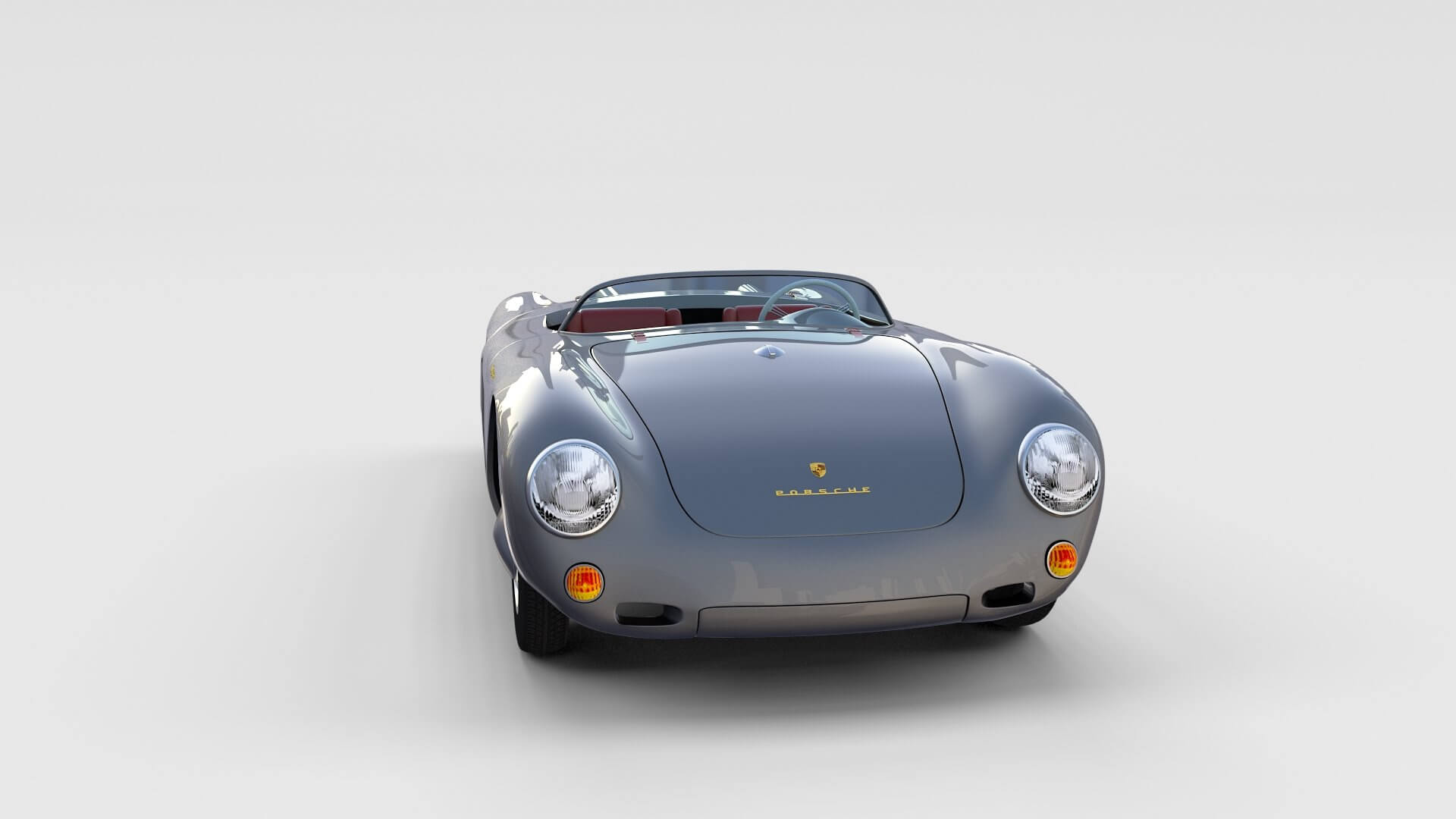 Porsche 550 Spyder Gray Rev - 3D Model by dragosburian
