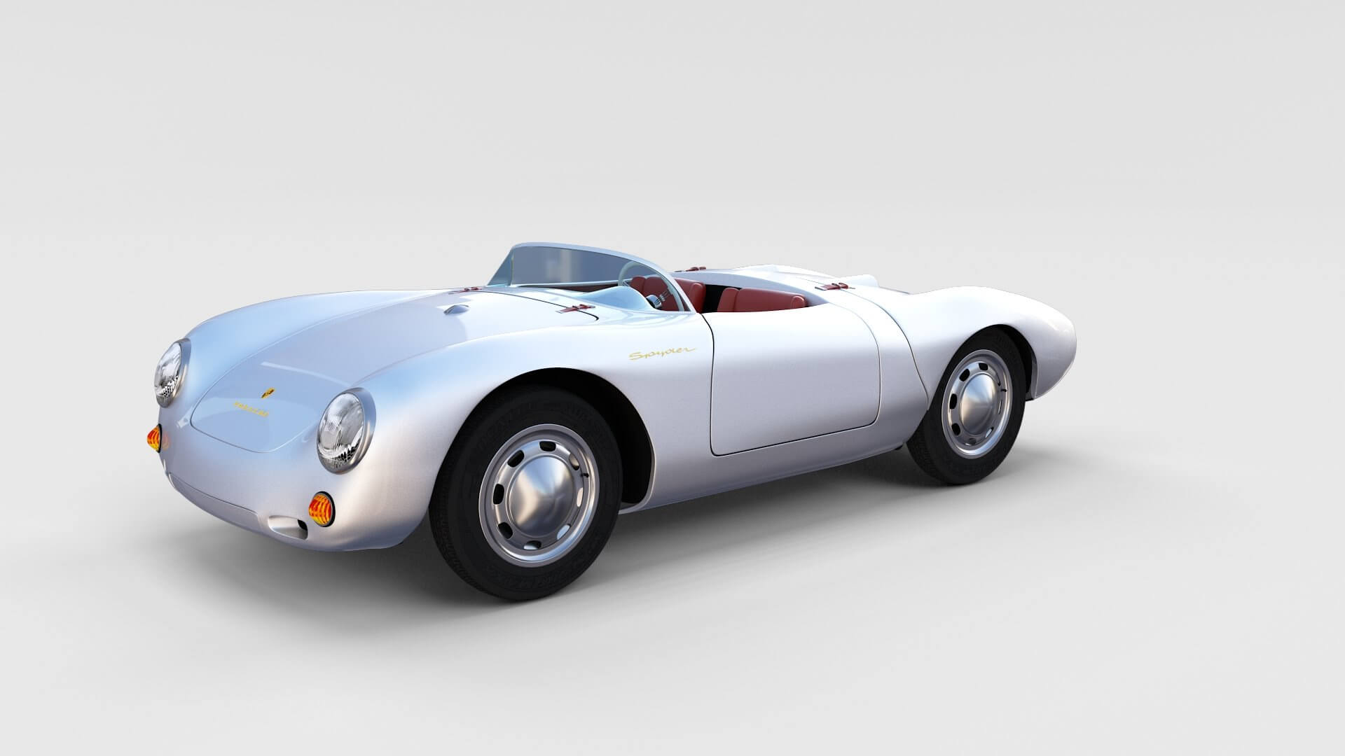 Porsche 550 Spyder Rev - 3D Model by dragosburian