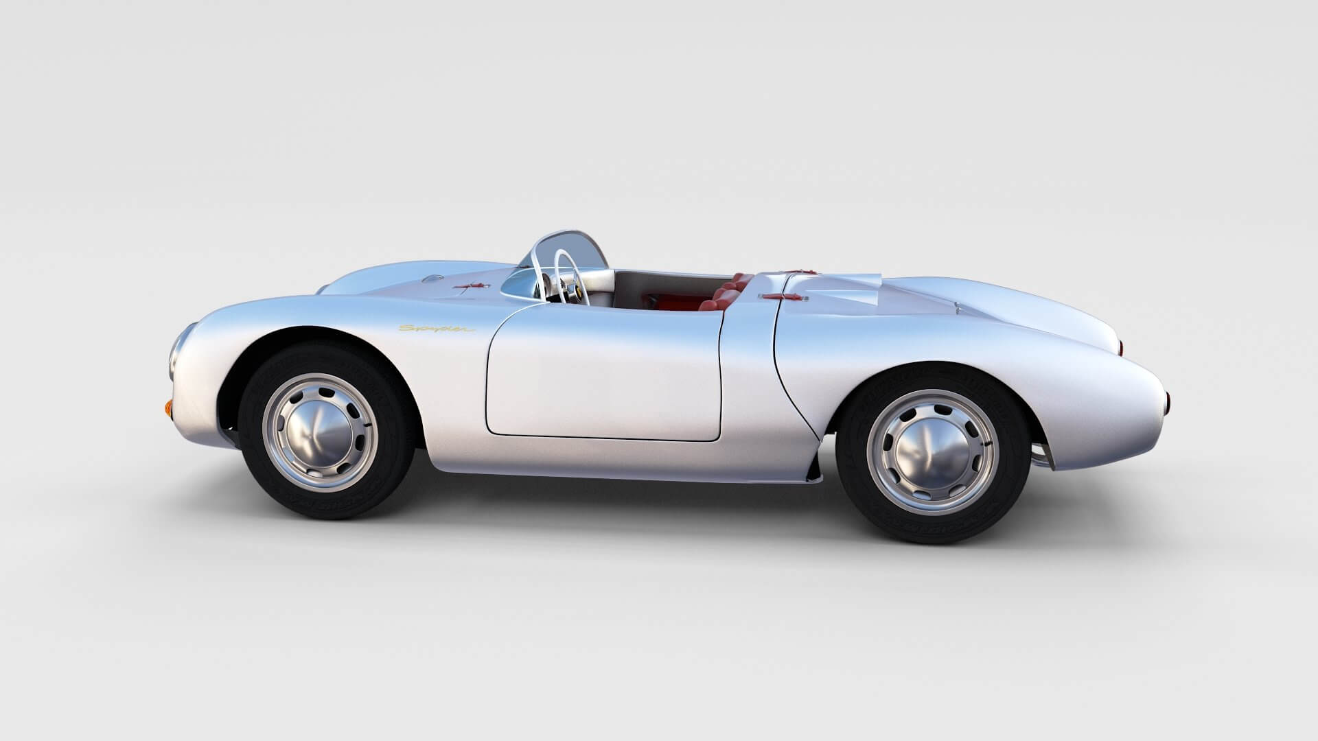 Porsche 550 Spyder Rev - 3D Model by dragosburian