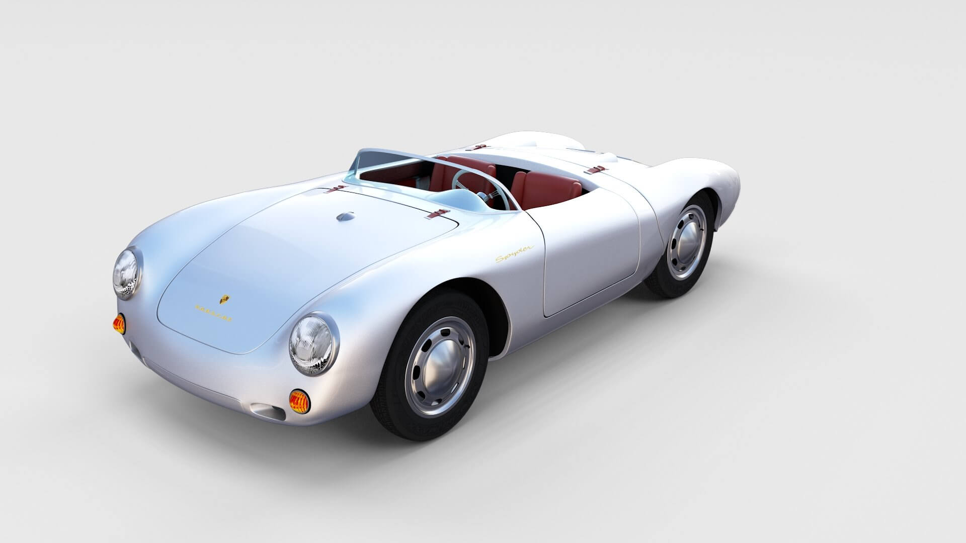 Porsche 550 Spyder Rev - 3D Model by dragosburian