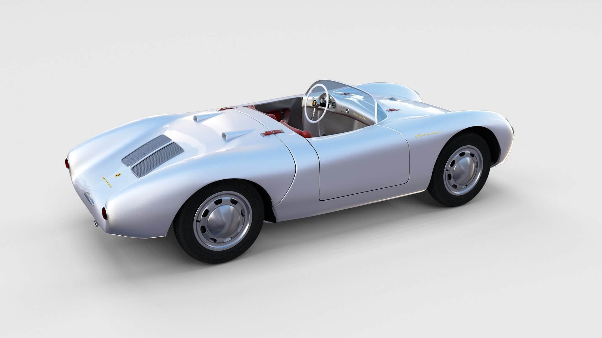 Porsche 550 Spyder Rev - 3D Model by dragosburian