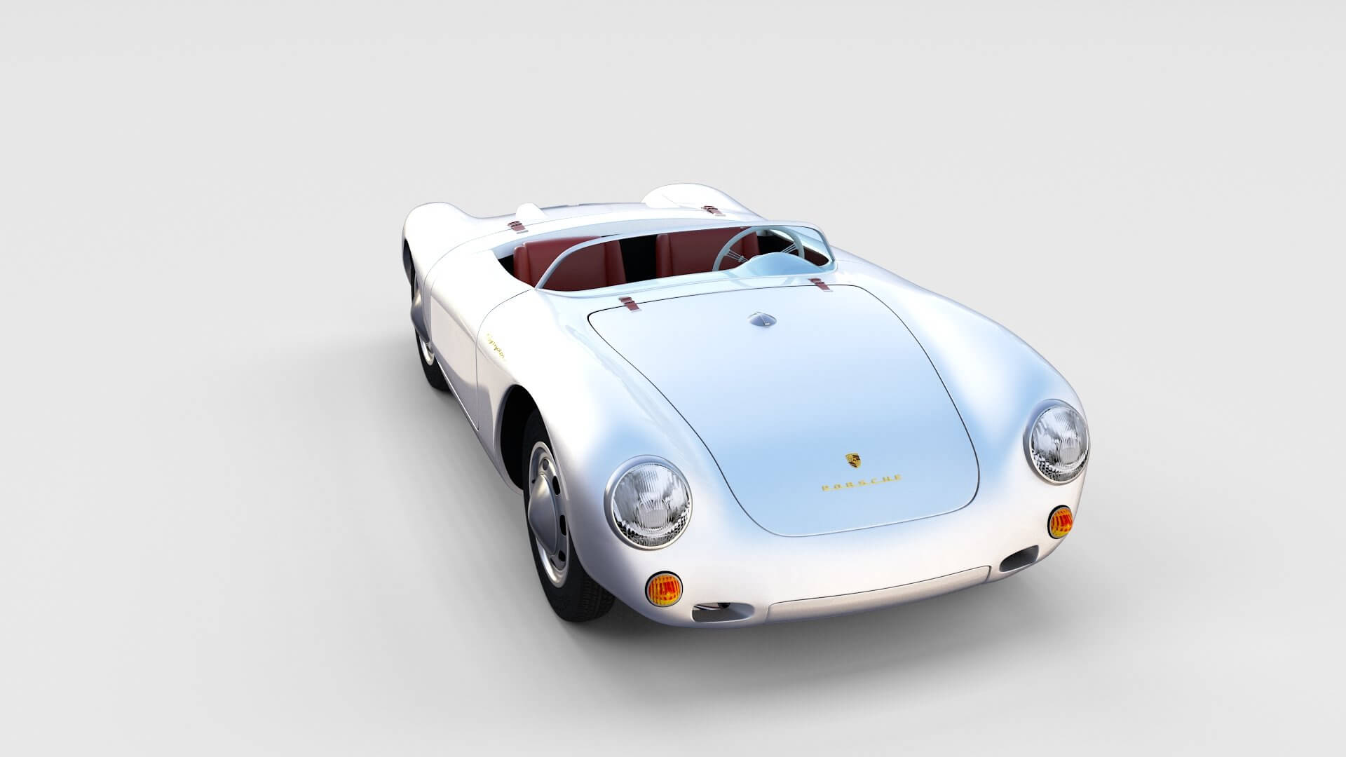 Porsche 550 Spyder Rev - 3D Model by dragosburian