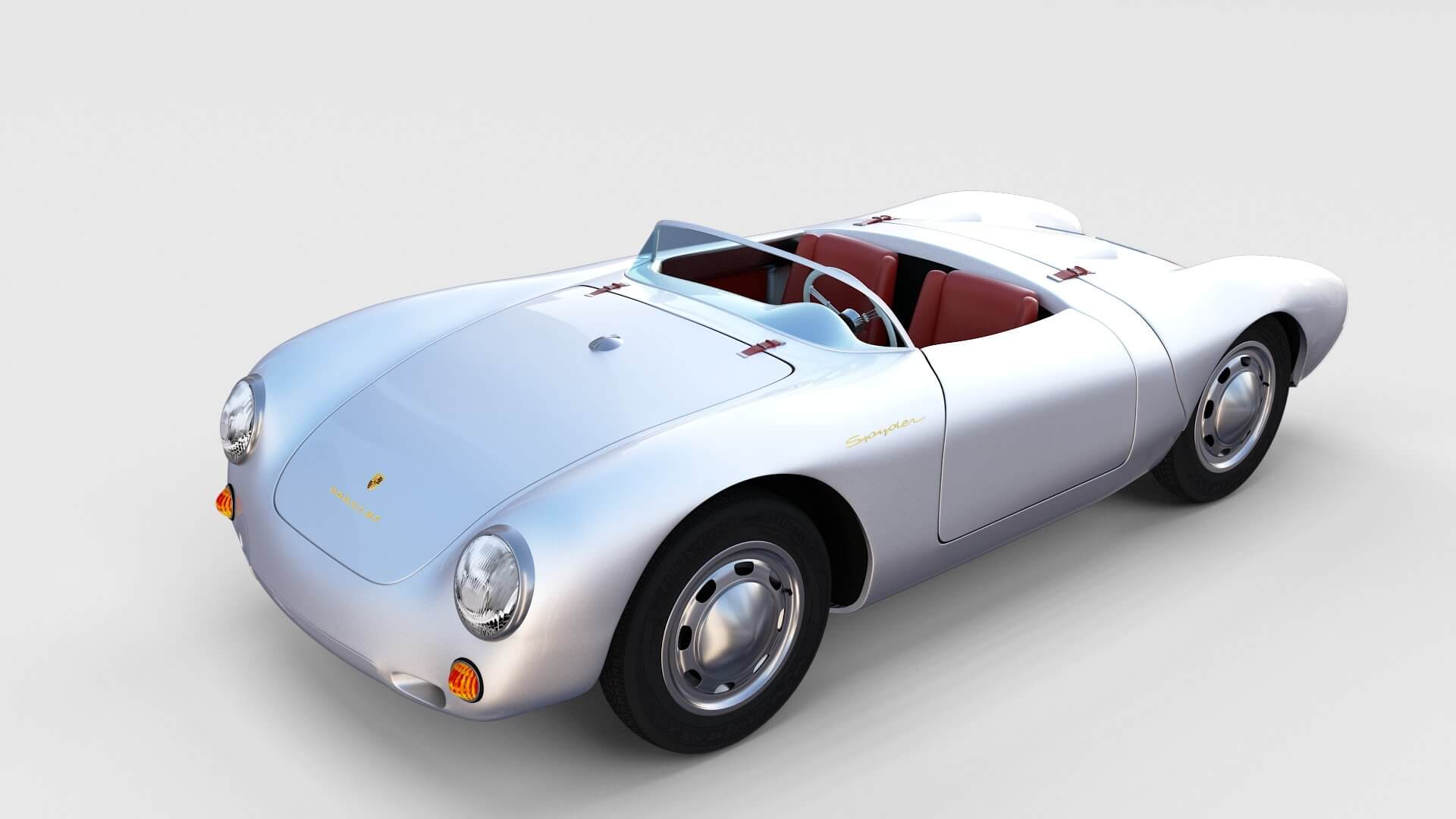 Porsche 550 Spyder Rev - 3D Model by dragosburian
