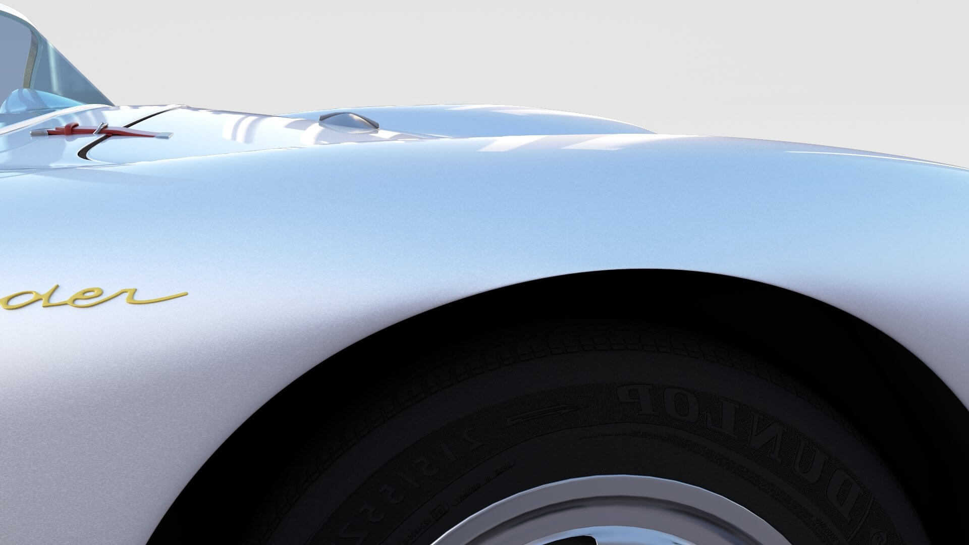 Porsche 550 Spyder Rev - 3D Model by dragosburian