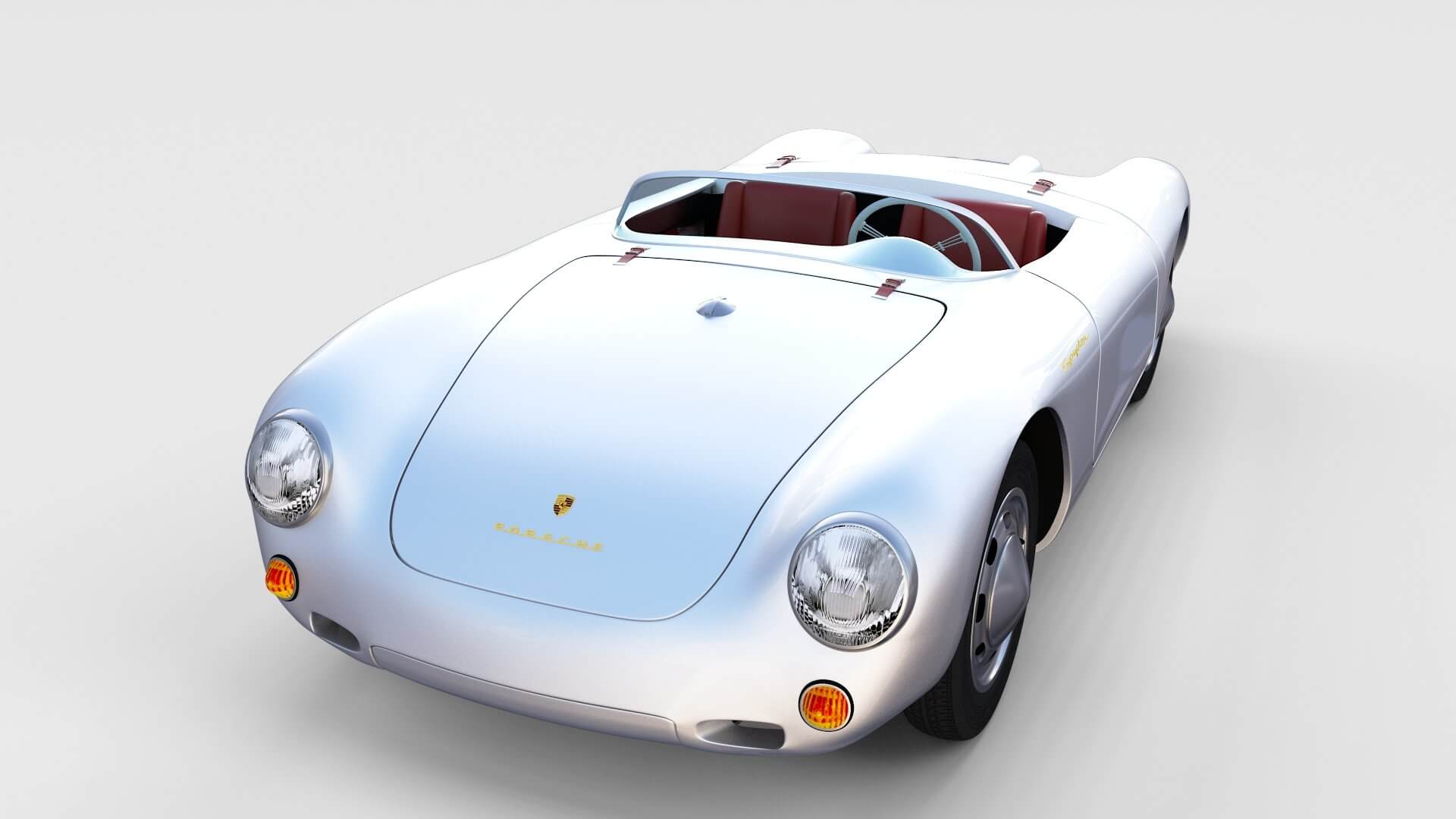 Porsche 550 Spyder Rev - 3D Model by dragosburian