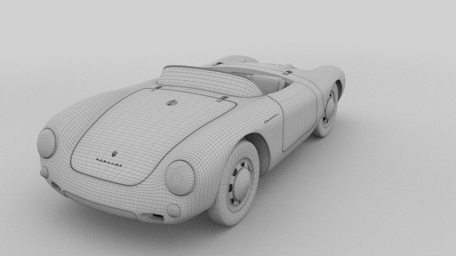 Porsche 550 Spyder Rev - 3D Model by dragosburian