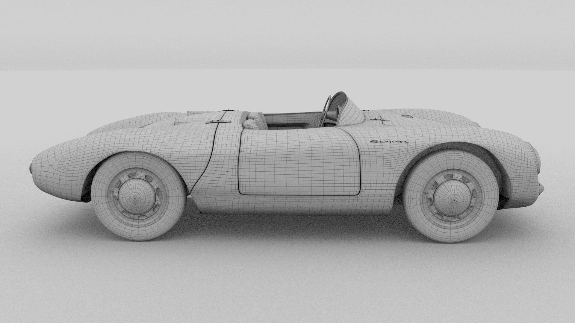 Porsche 550 Spyder Rev - 3D Model by dragosburian