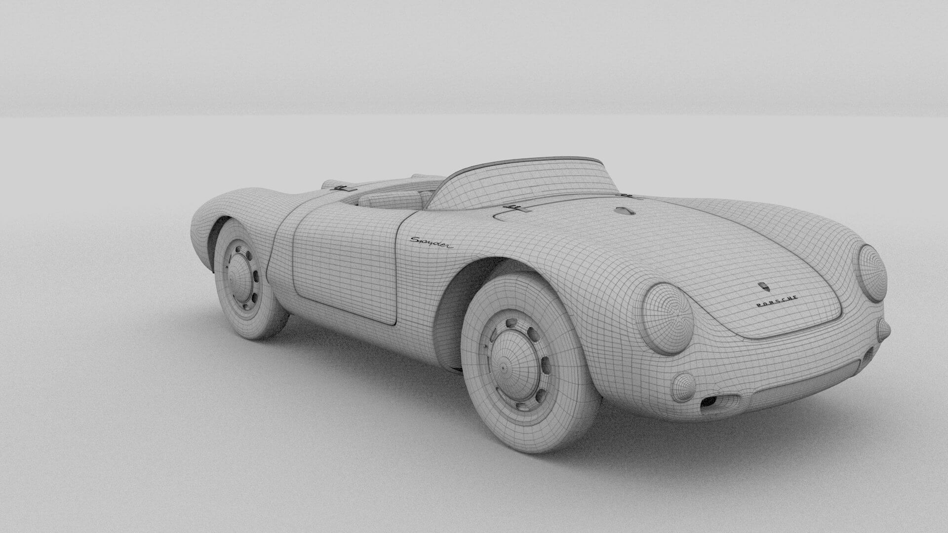 Porsche 550 Spyder Rev - 3D Model by dragosburian