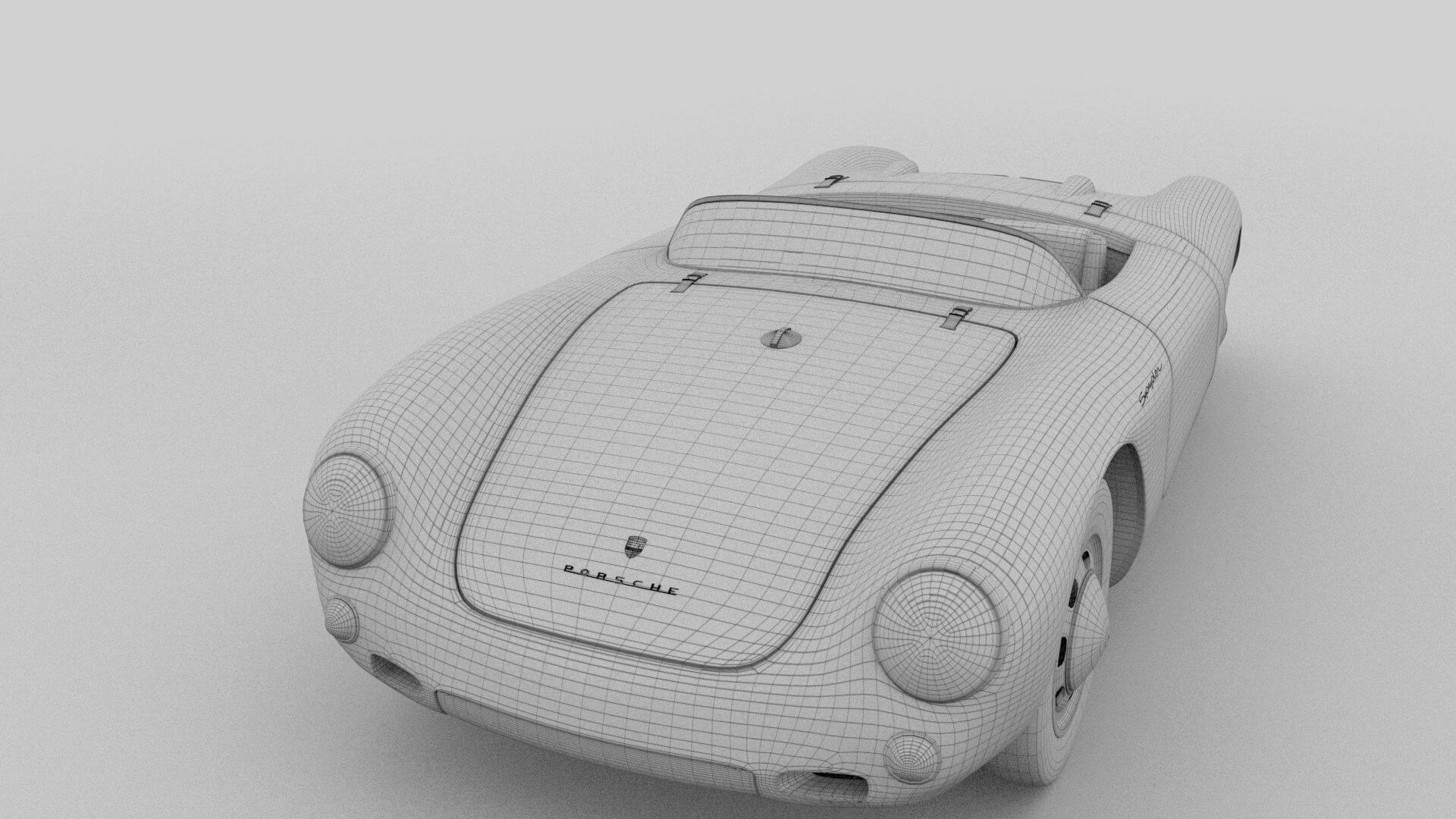 Porsche 550 Spyder Rev - 3D Model by dragosburian