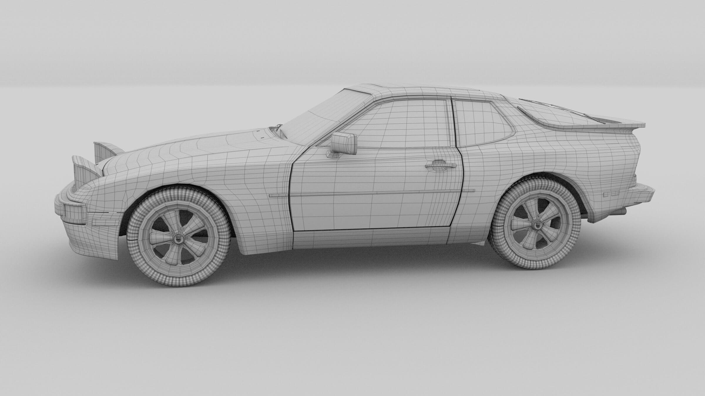 Porsche 944 New Rev - 3D Model by dragosburian