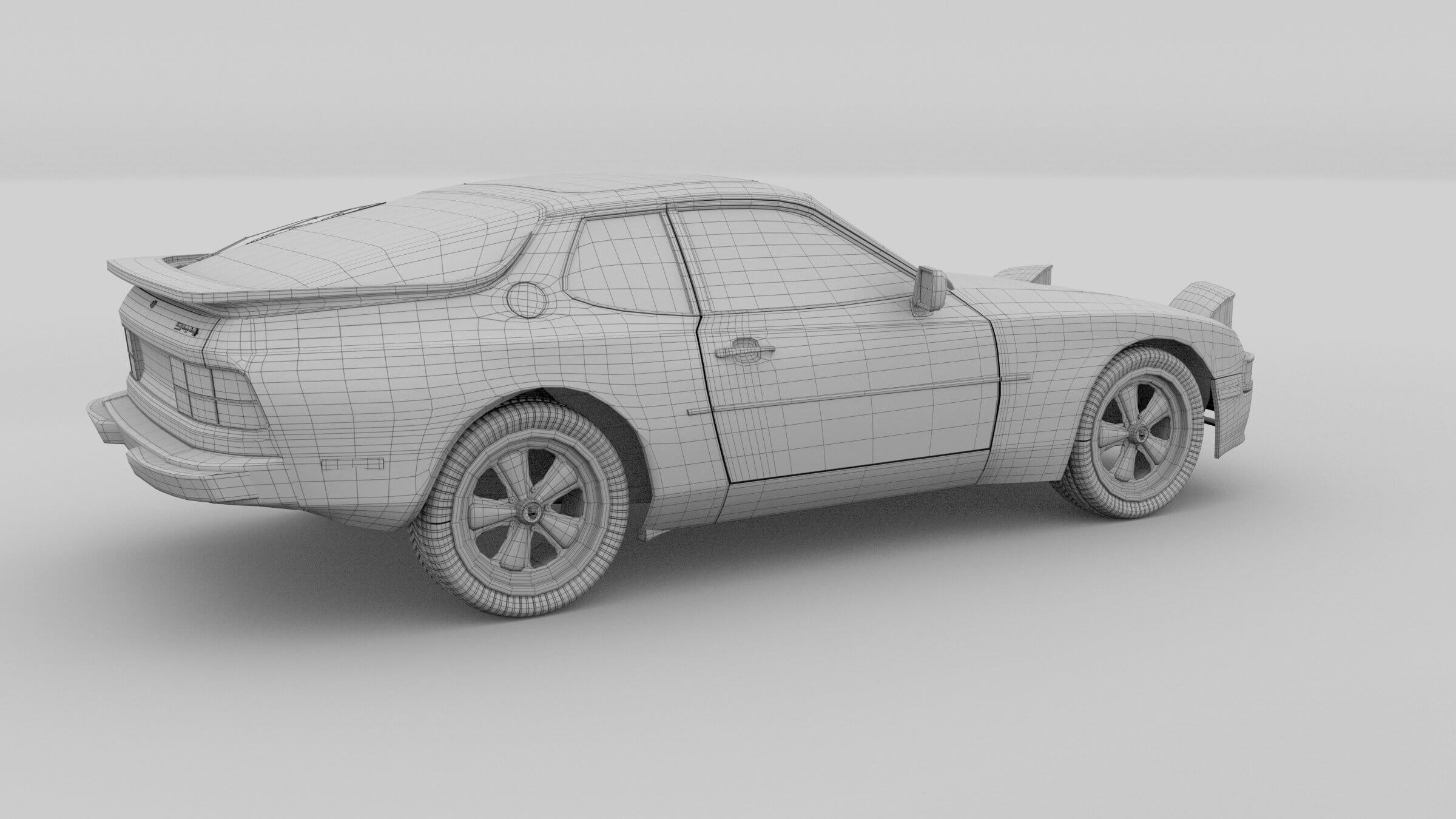 Porsche 944 New Rev - 3D Model by dragosburian