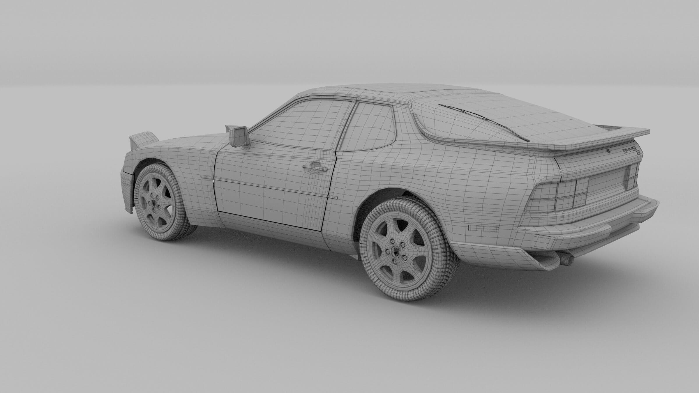 Porsche 944 Turbo Rev - 3D Model by dragosburian
