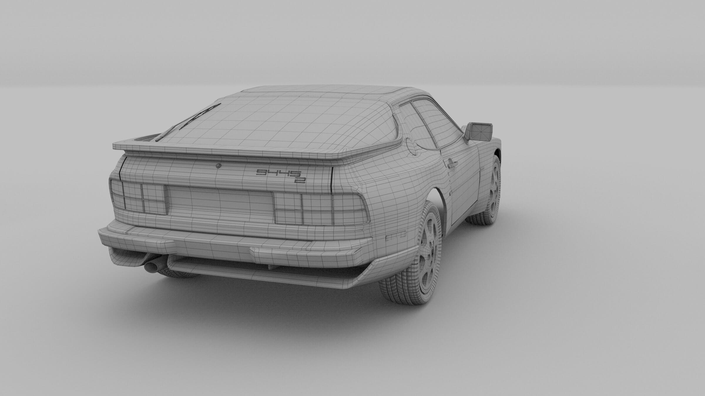 Porsche 944 Turbo Rev - 3D Model by dragosburian